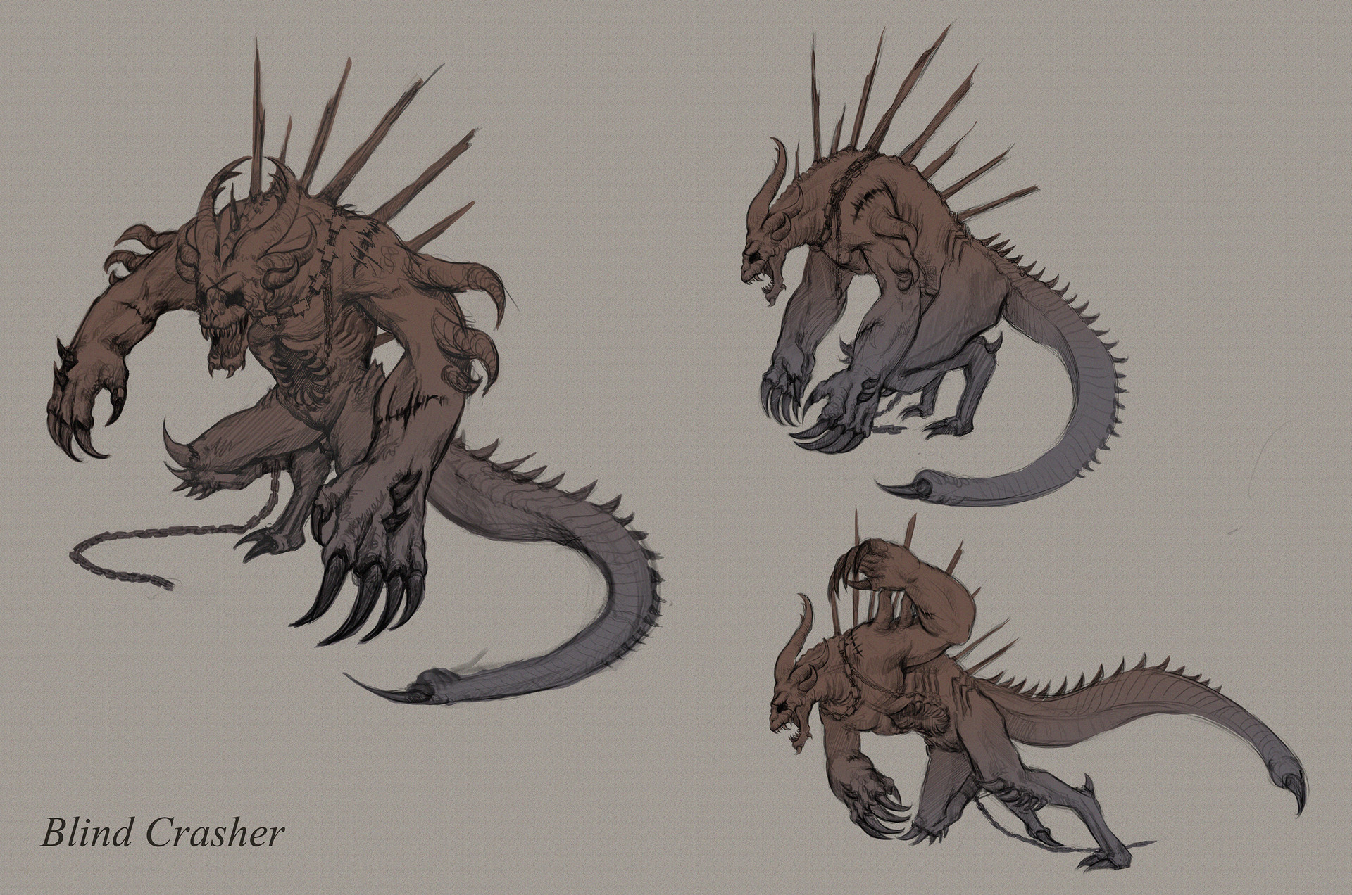 how to draw realistic monsters