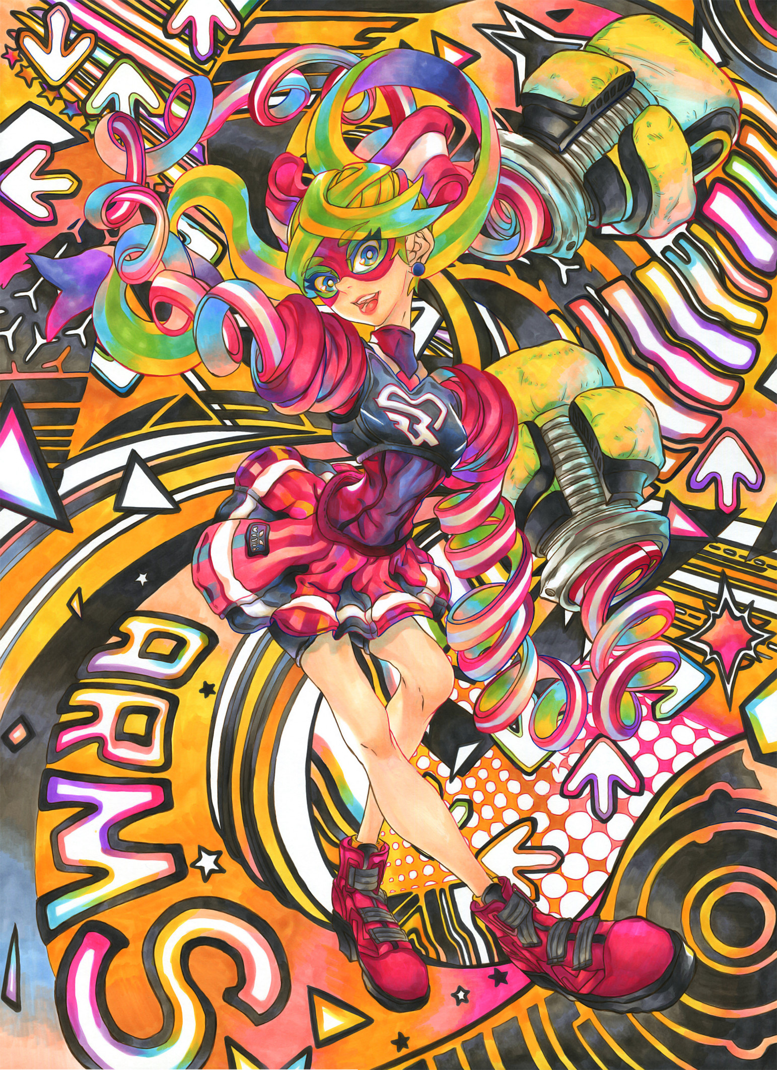 ArtStation - RIBBON GIRL from ARMS