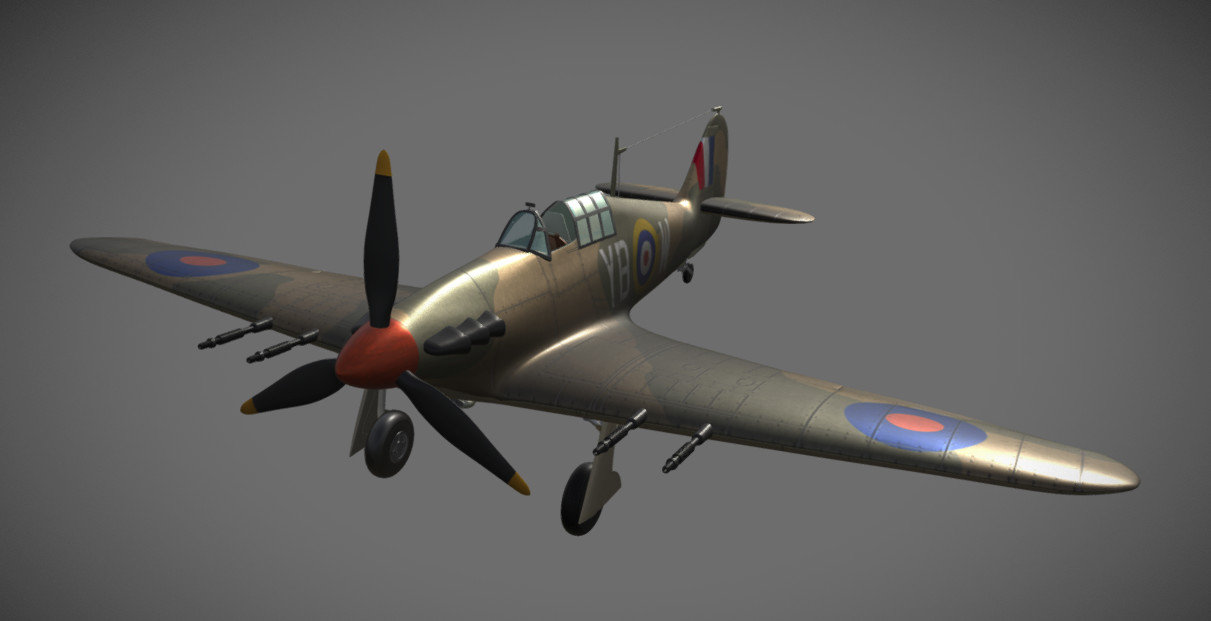 Elliott Oldham - WWII Plane: GB - Hawker Hurricane MK IV (2012)