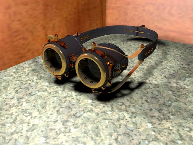 ArtStation - Steampunk glasses