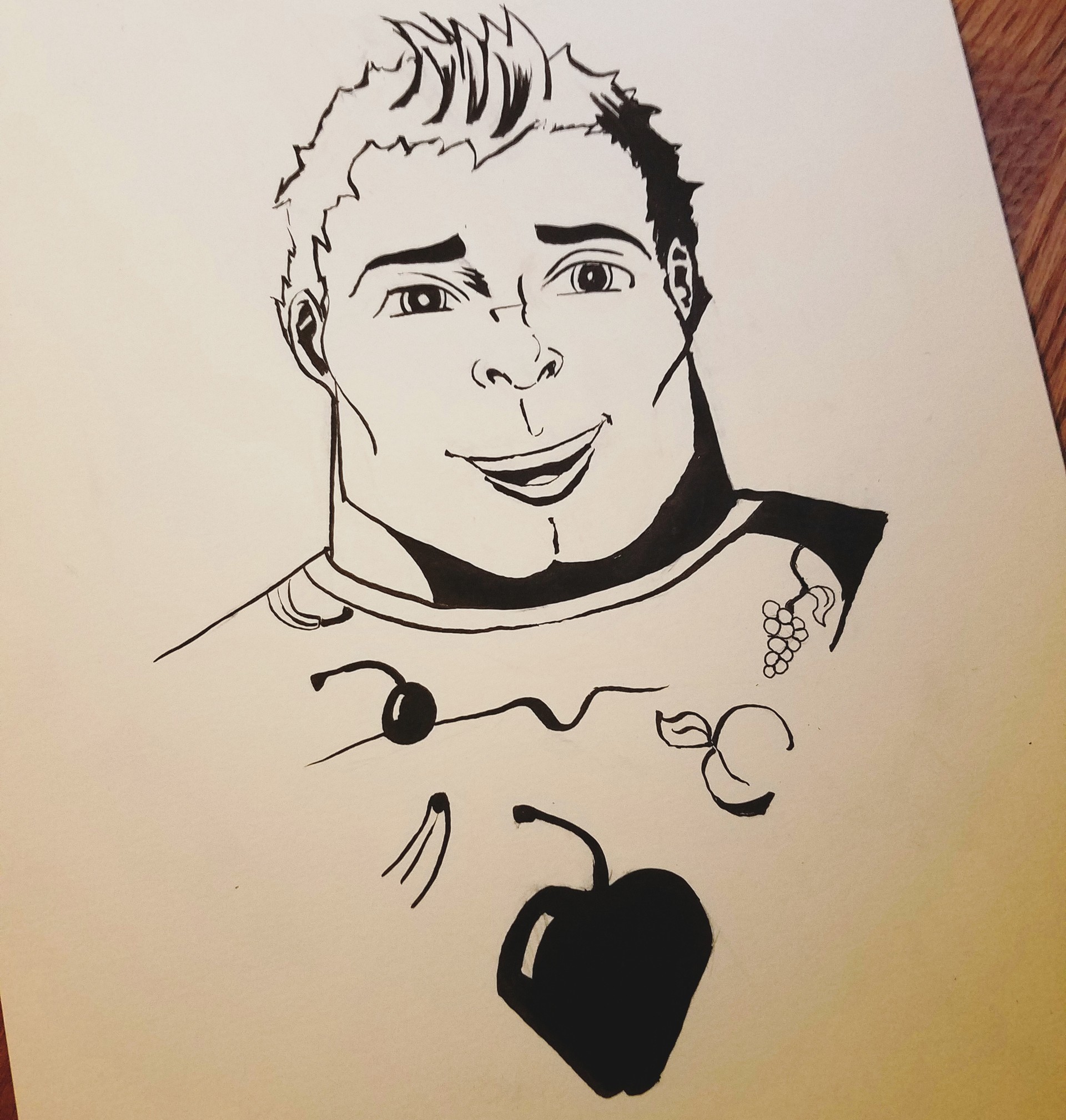 ArtStation - Fruit Boy (Inktober Day 23: Juicy)