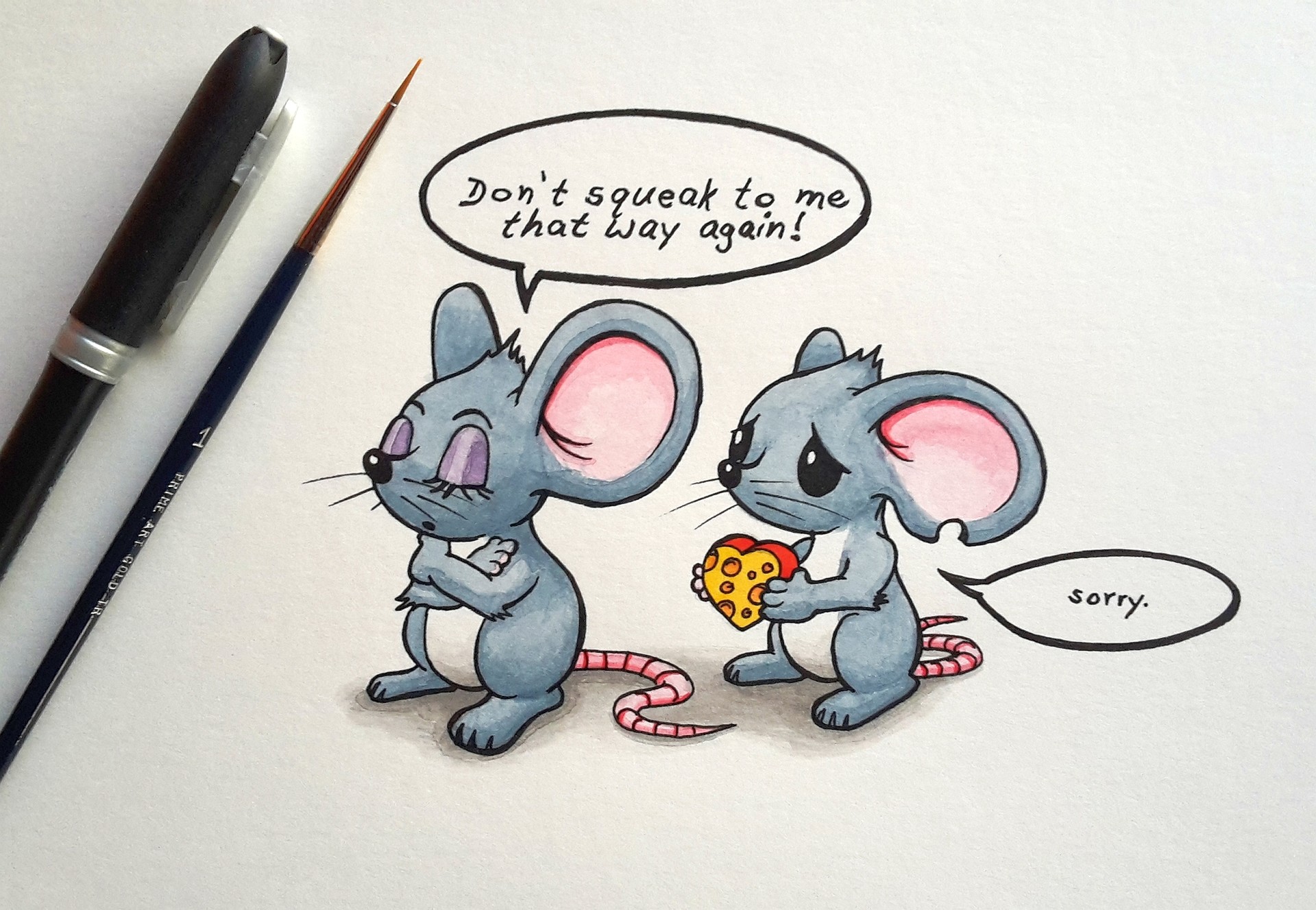 ArtStation - Inktober 2017 26 Squeak