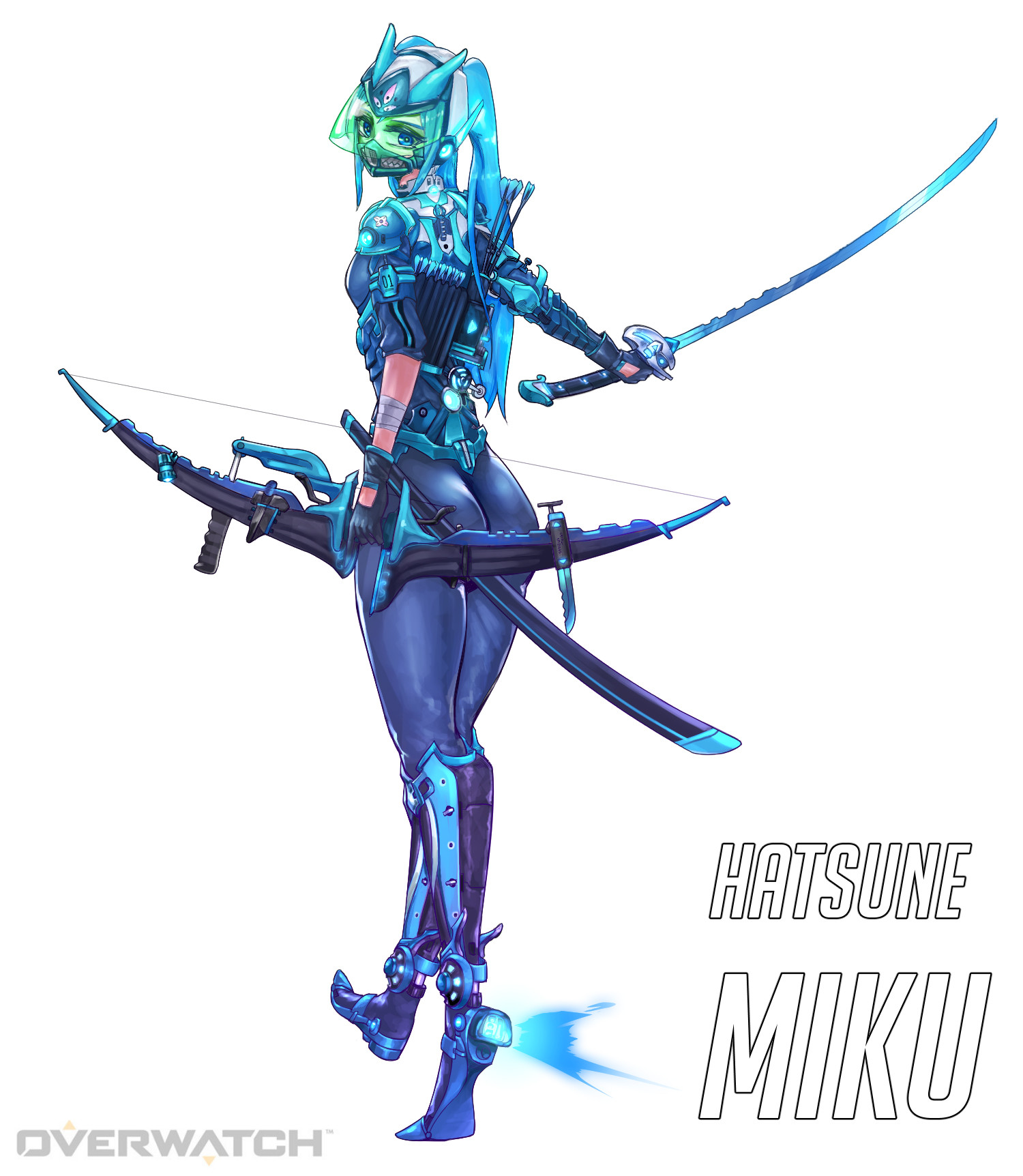 ArtStation - Miku Overwatch.ver
