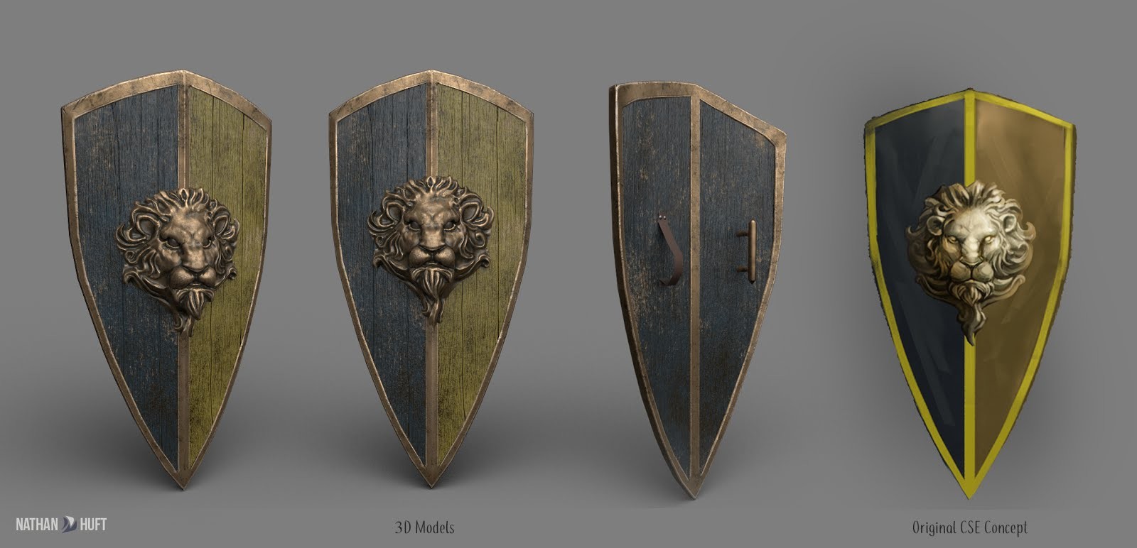 ArtStation - Lion Shield