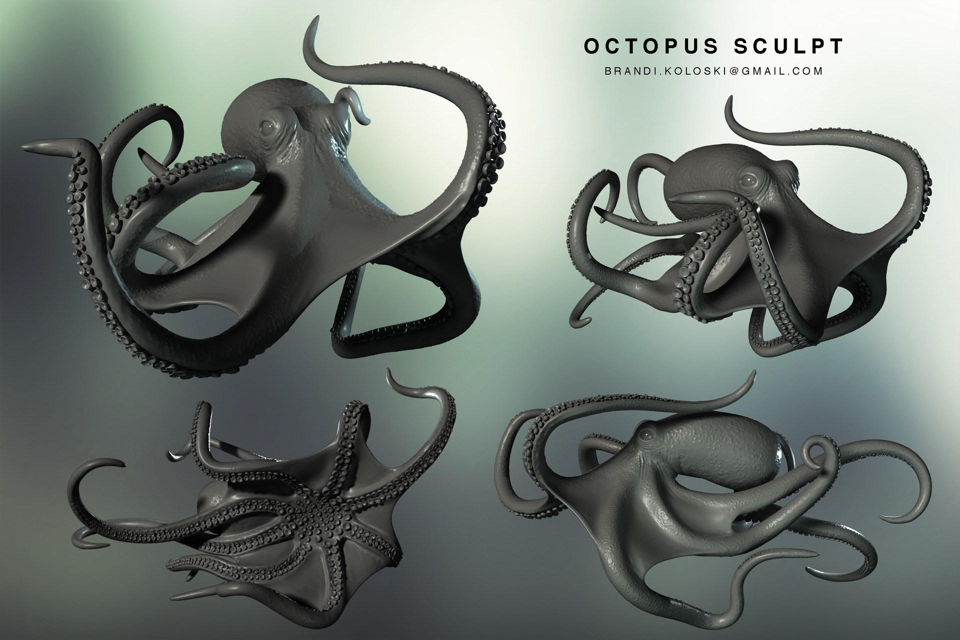 ArtStation - Octopus Sculpt