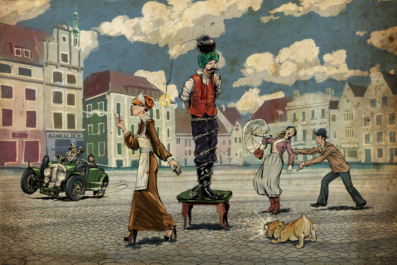 ArtStation - Street magic show