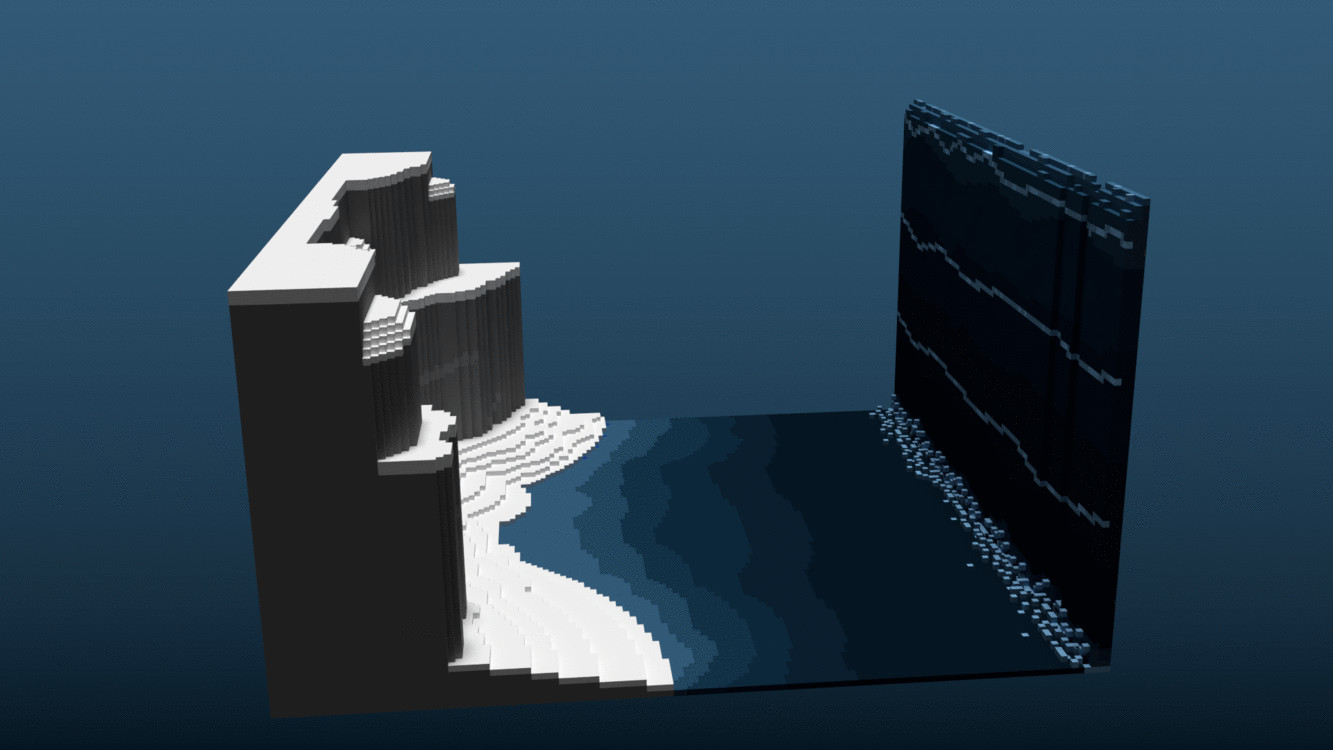ArtStation - Voxel Ice Environment