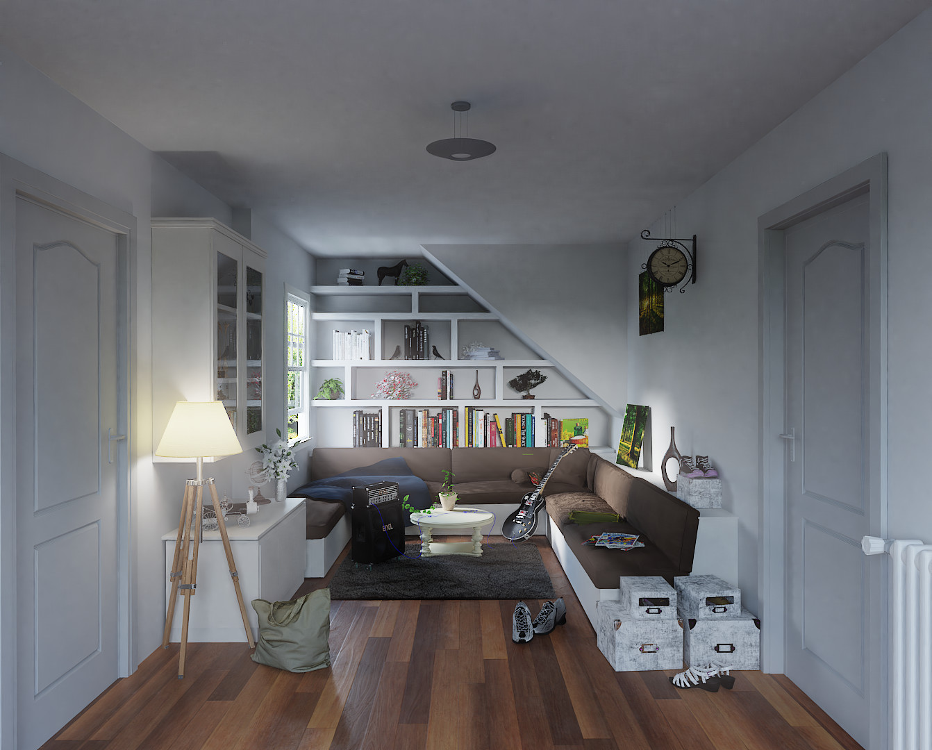 ArtStation - Messy living room