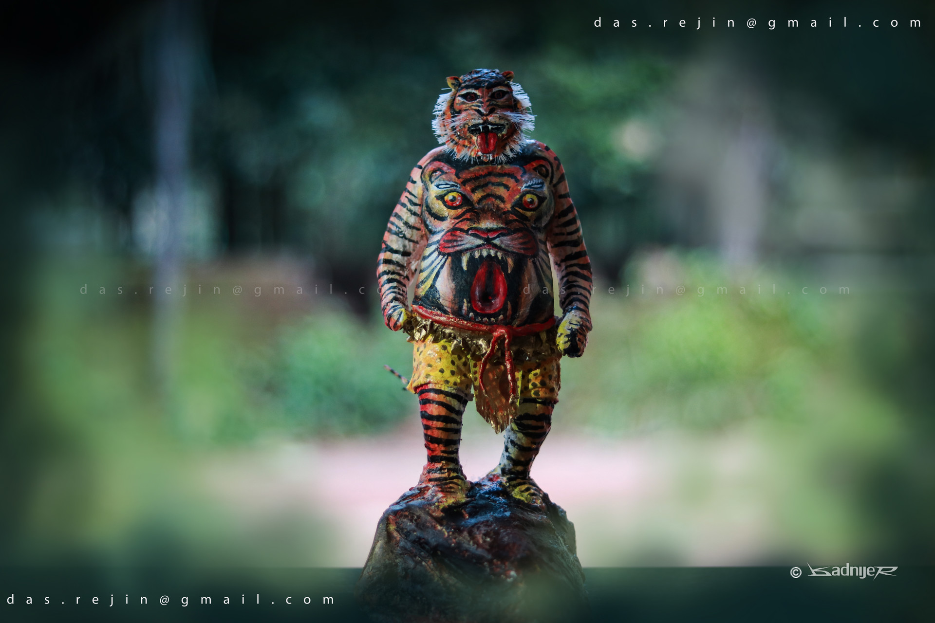 Rejin Vennikkel - Pulikkali Plaster of paris sculpture (first time ...