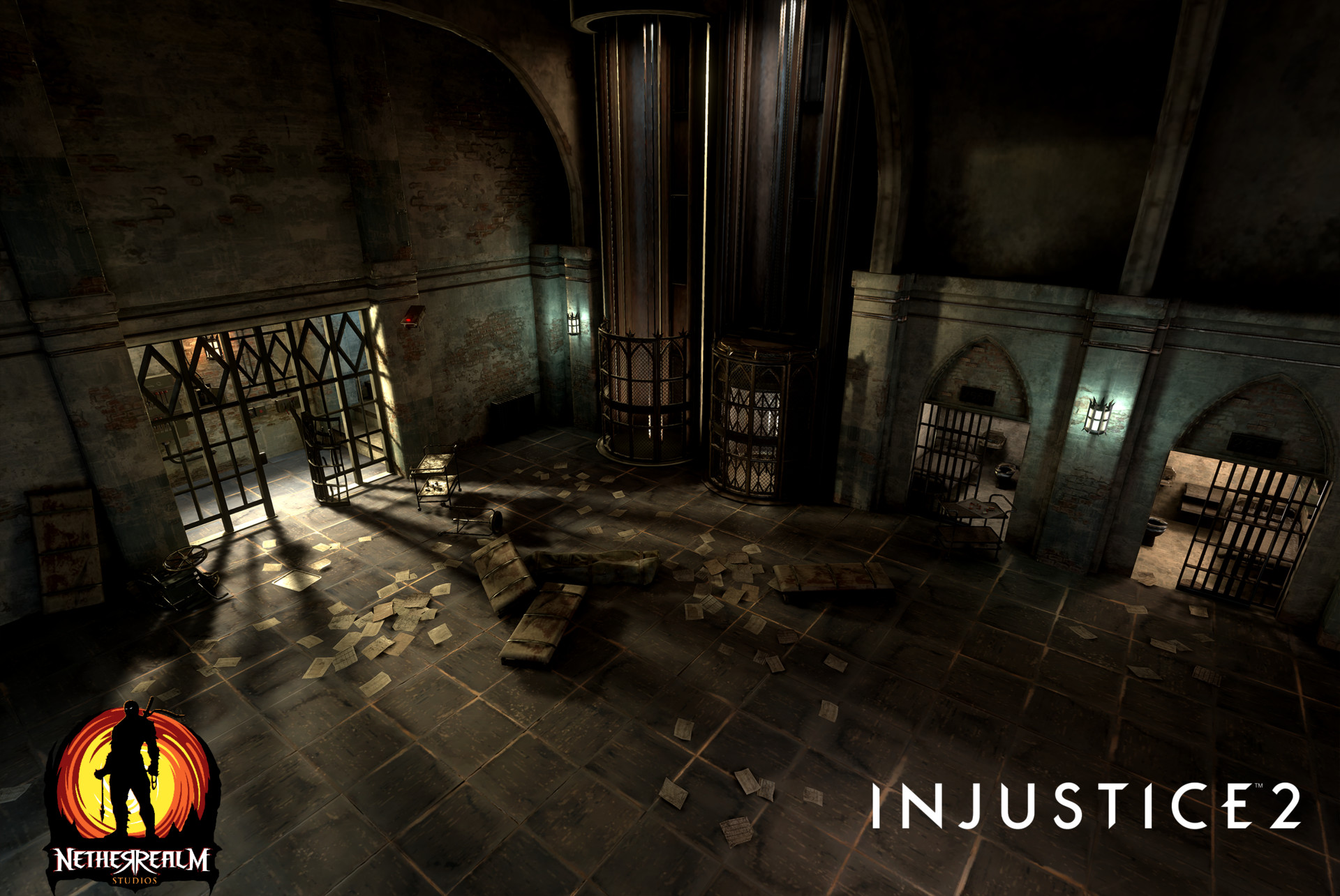 Environment Art Portfolio of Wyatt Zink - Arkham Asylum Interior ...