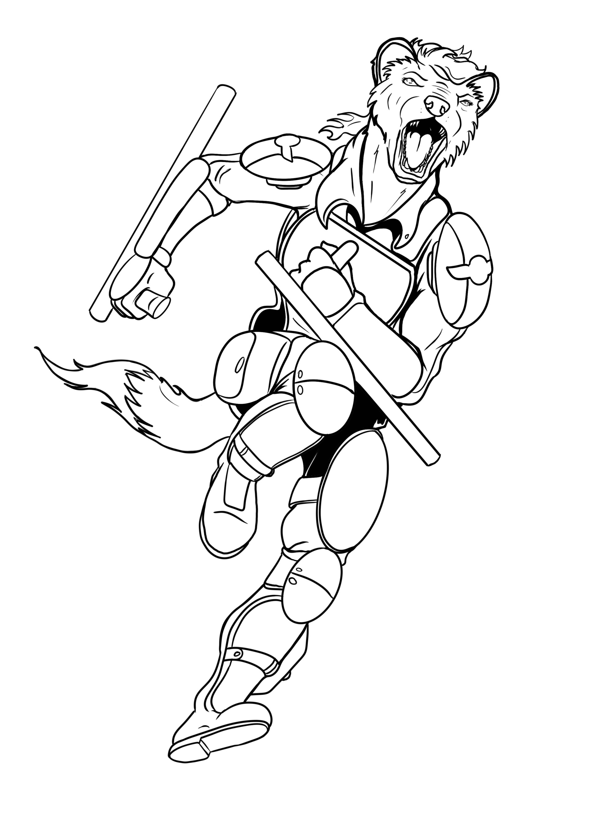 Sean Tourangeau - Action Mice Character Minx