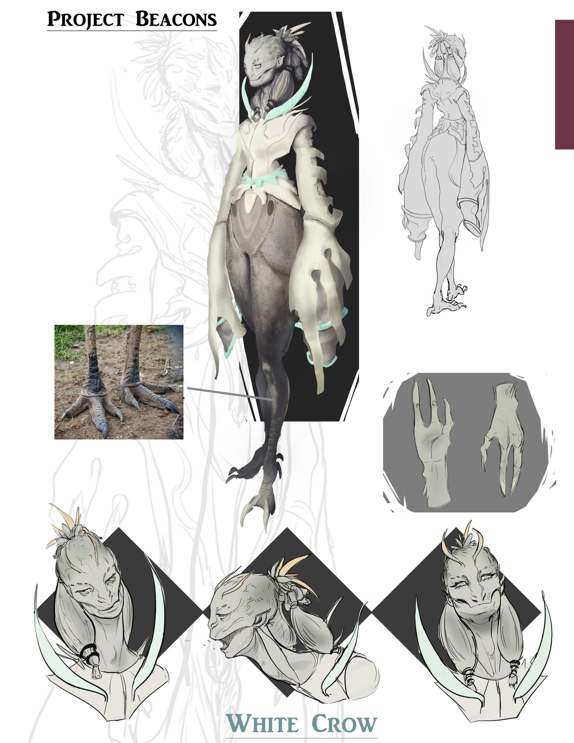 ArtStation - Project:Beacons- White Crow