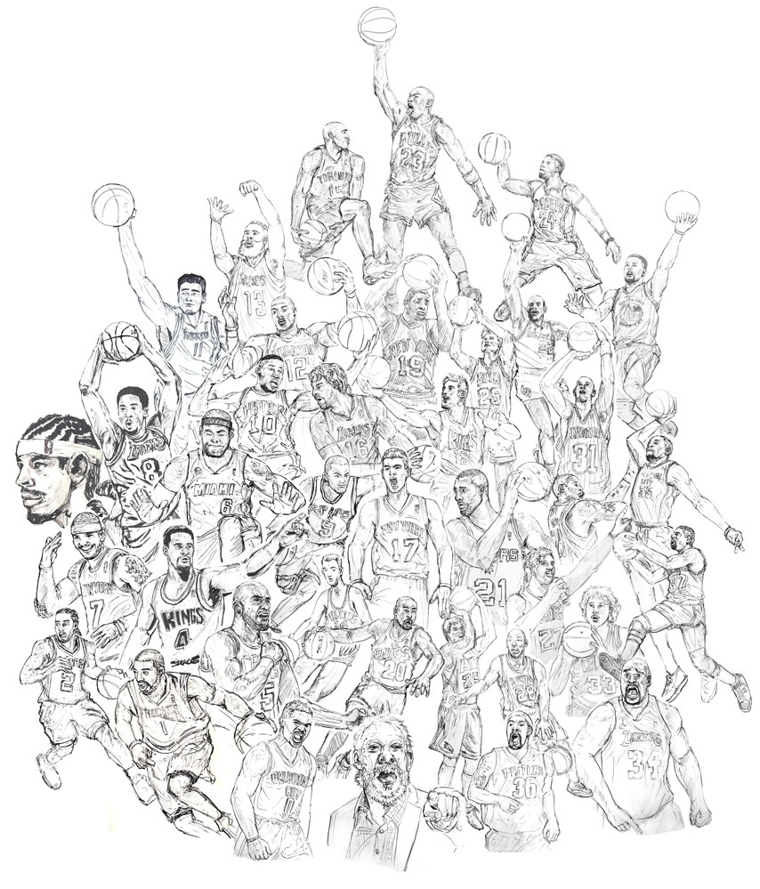 nba all star coloring pages