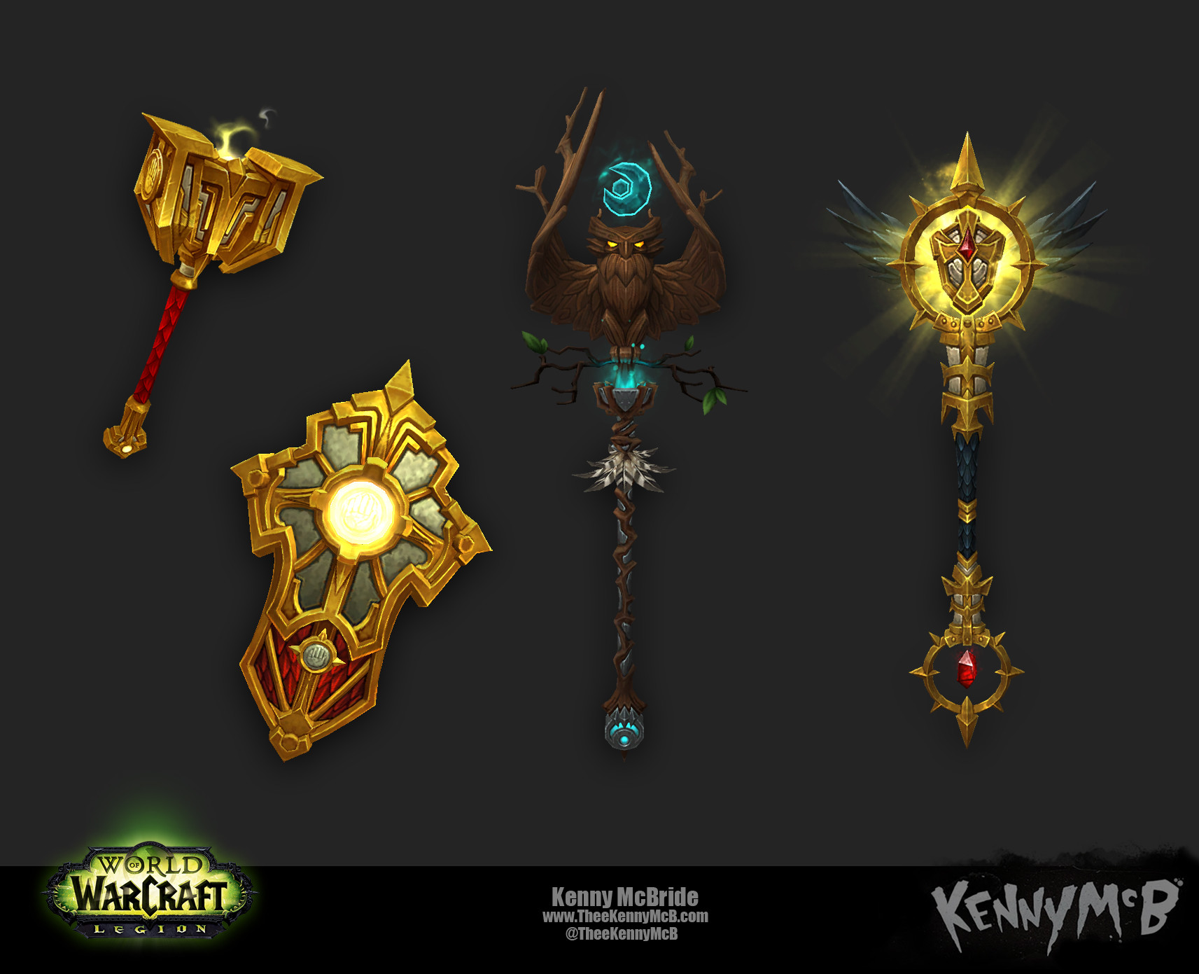 ArtStation - World of Warcraft - Weapons