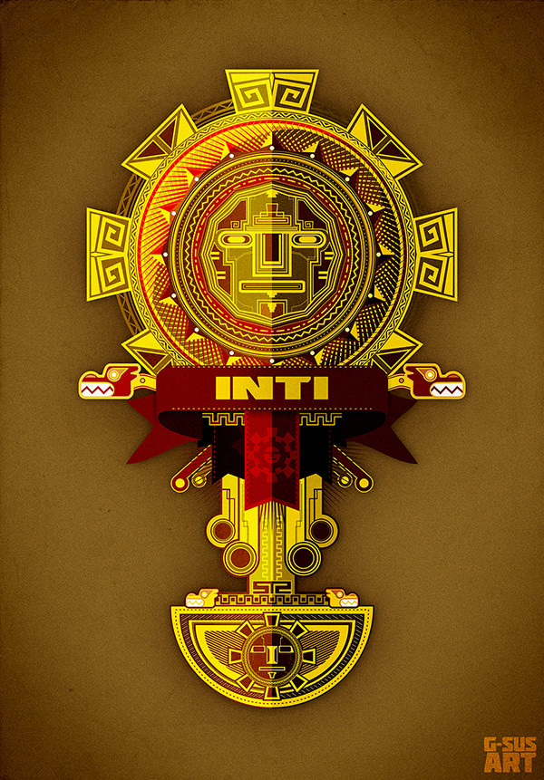 ArtStation - Inti God art print