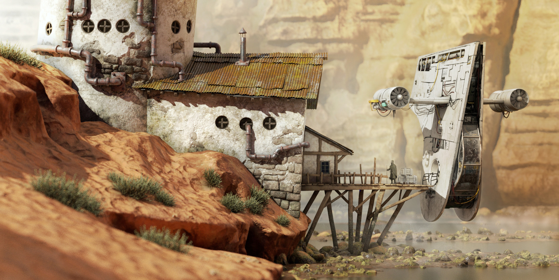 ArtStation - SpaceEarth (Andrzej Dybowski´s concept)