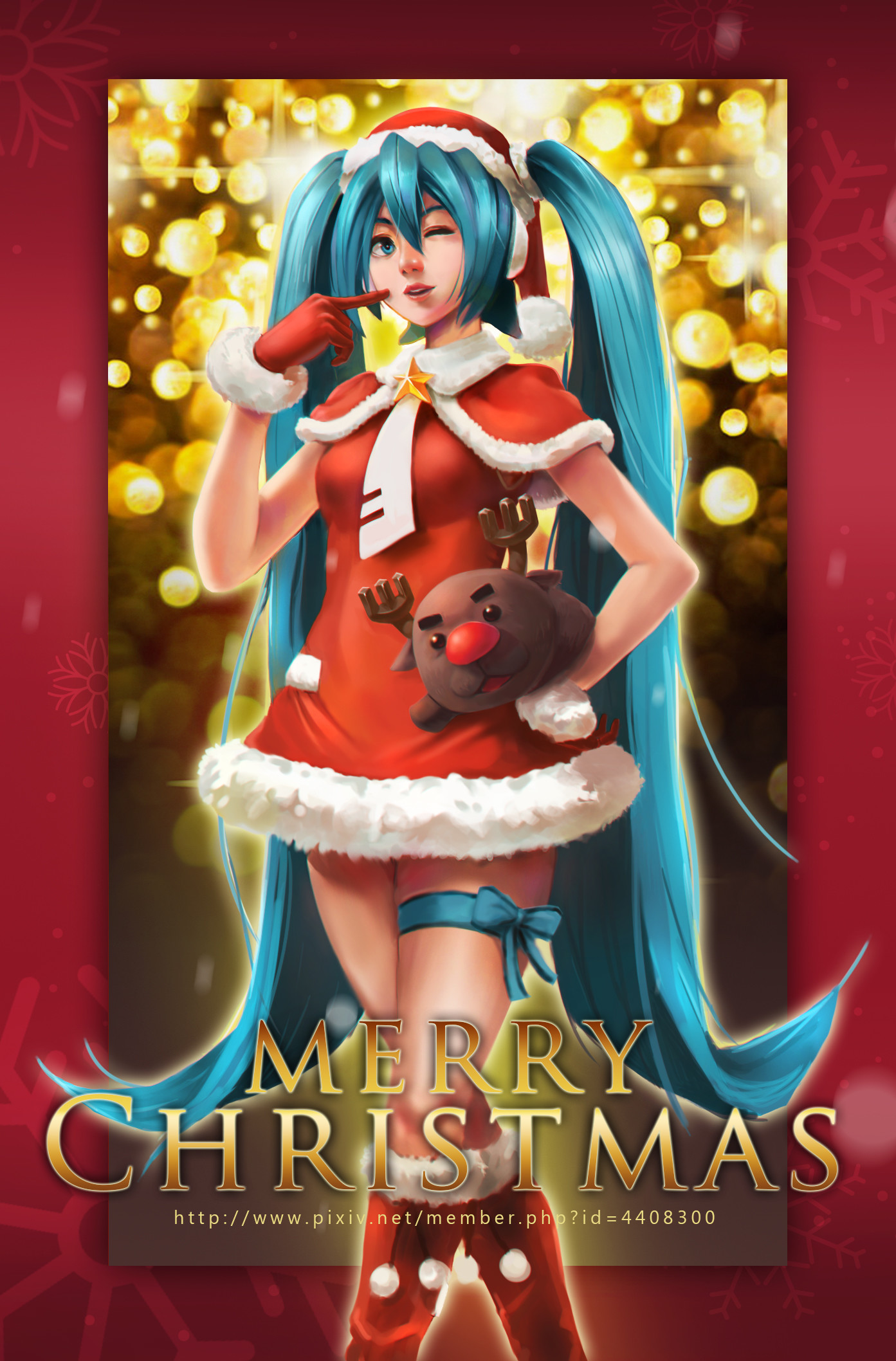 ArtStation - Santa Miku