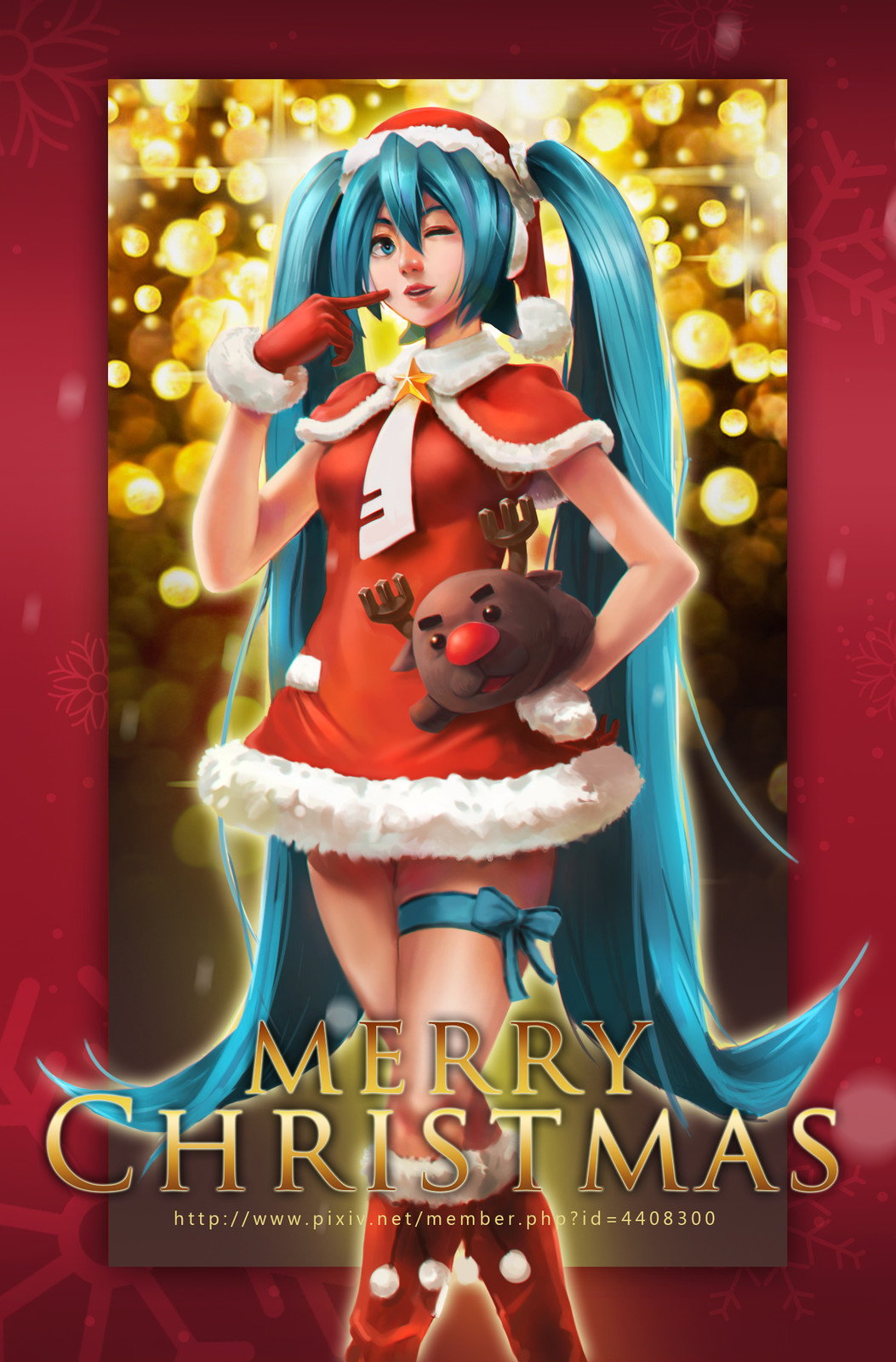 Fizzy Pudding - Santa Miku