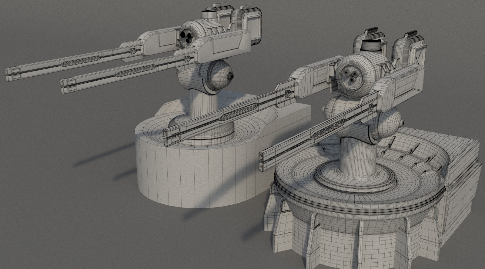 Richard Throgmorton - Space Ship Mounted Rail Gun