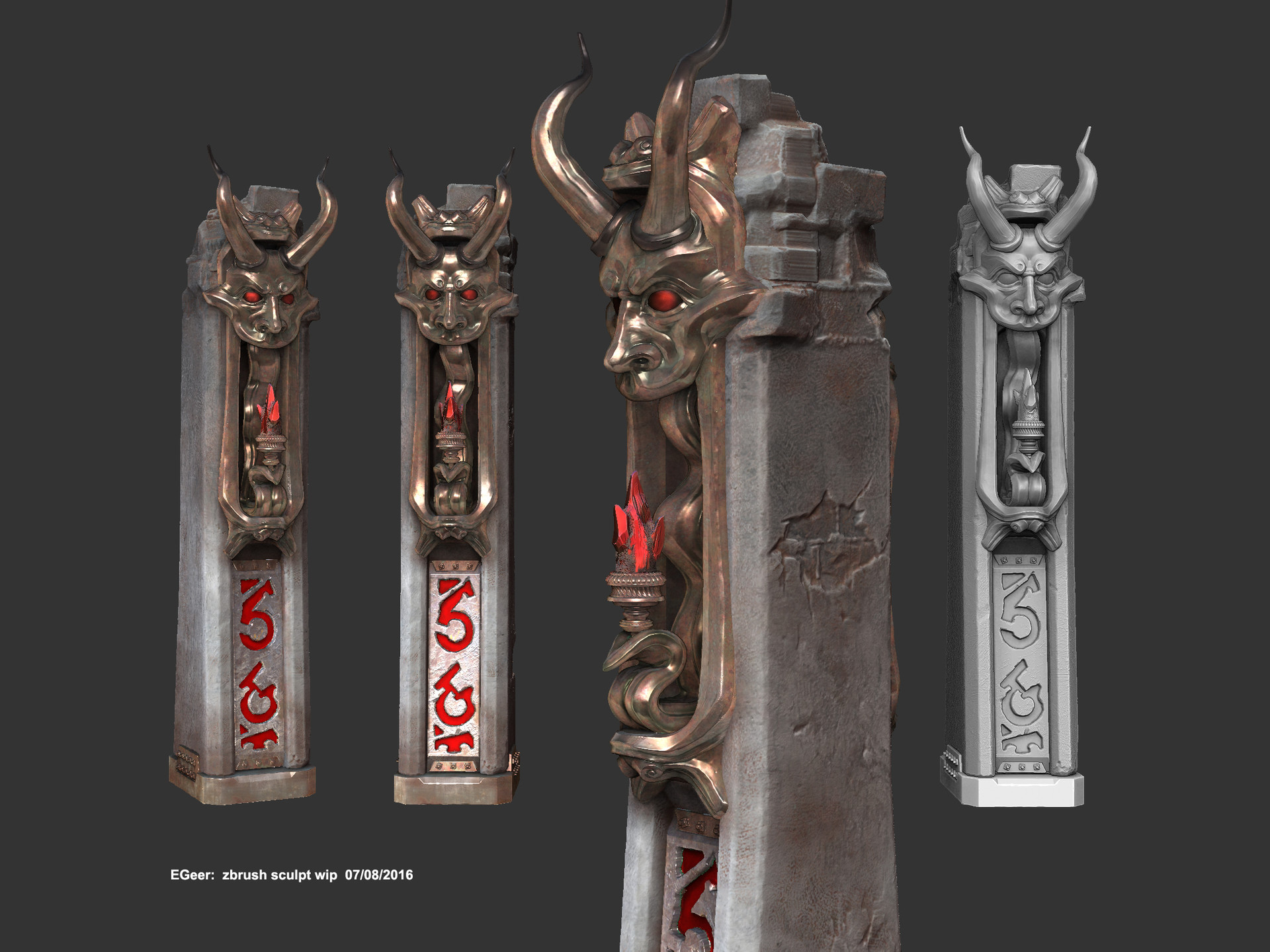 ArtStation - Creepy Totem