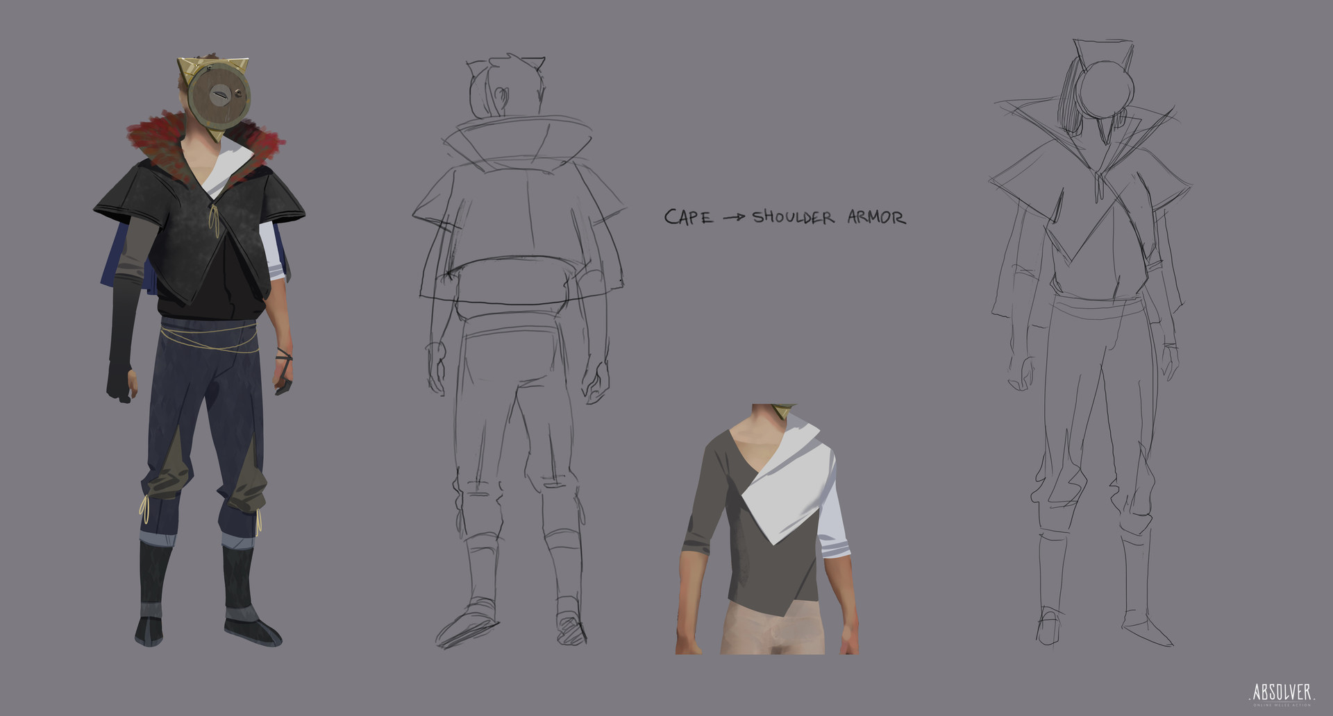 Michel Donze - Absolver Equipment artworks