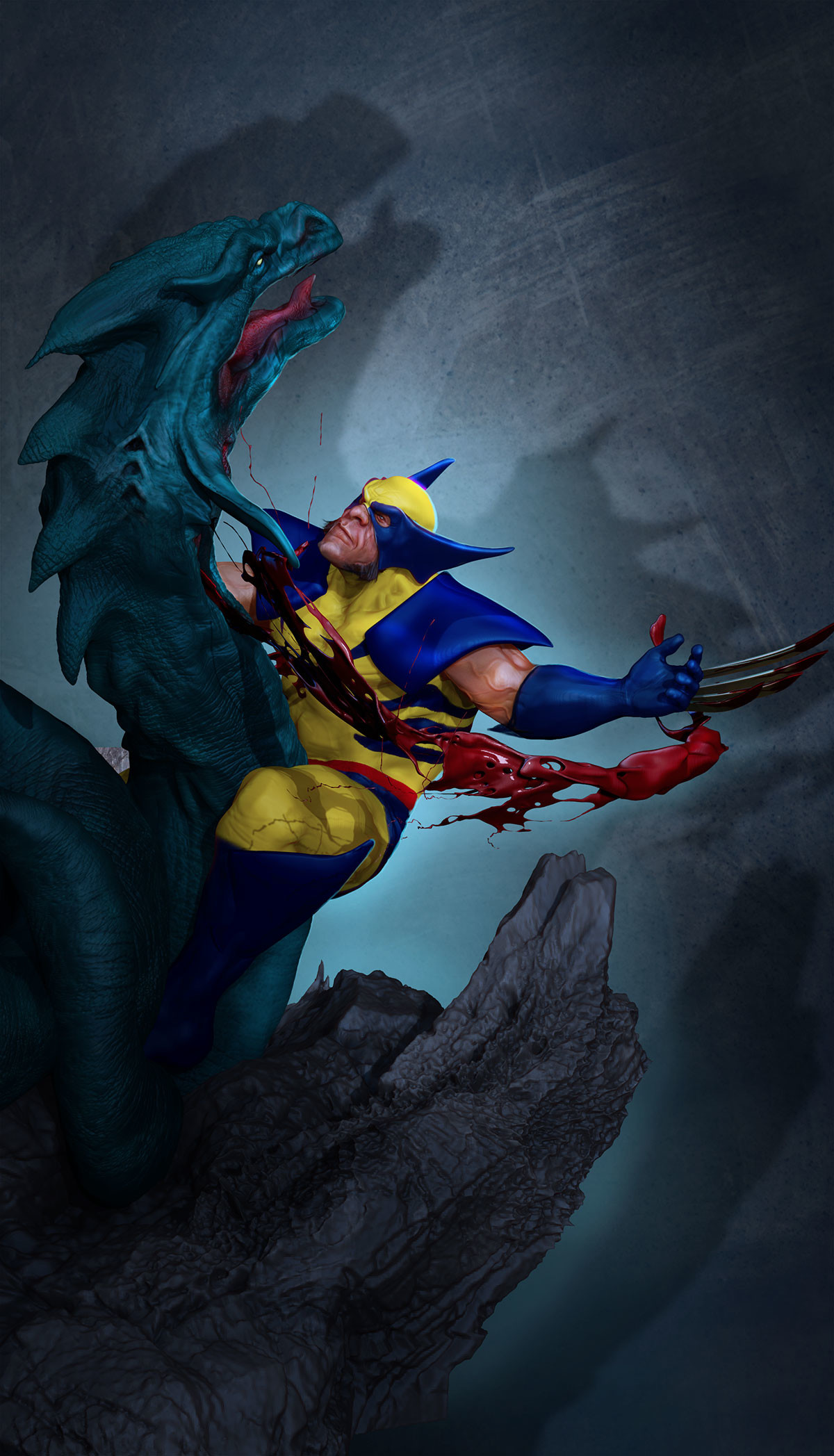 ArtStation - Wolverine Dragon