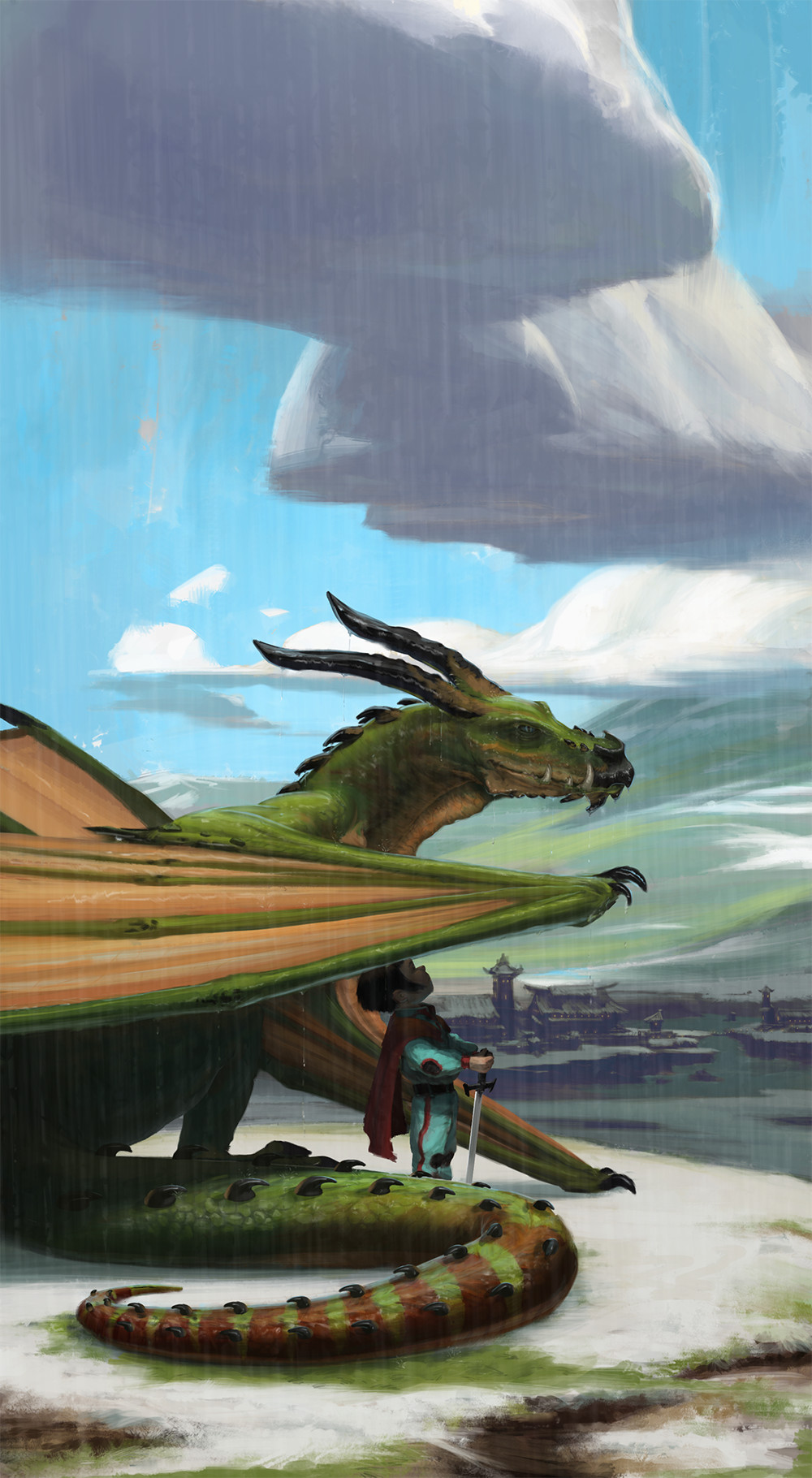 ArtStation - Dragon and boy