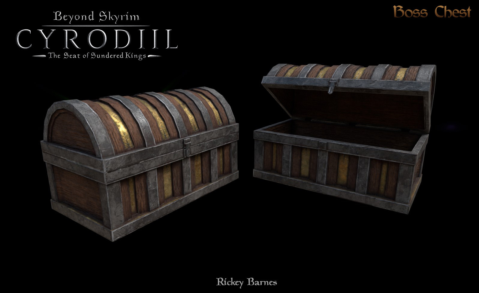 ArtStation - Boss Chest - "Beyond Skyrim Cyrodiil"
