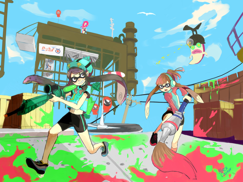 ArtStation - Splatoon commission