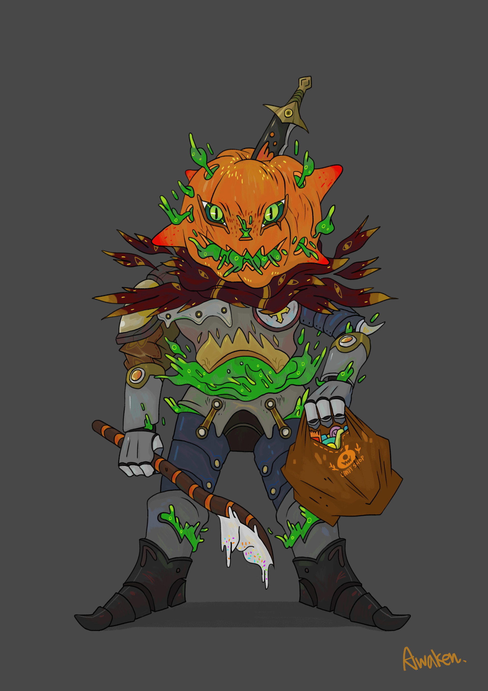 how to draw fortnite hollow head