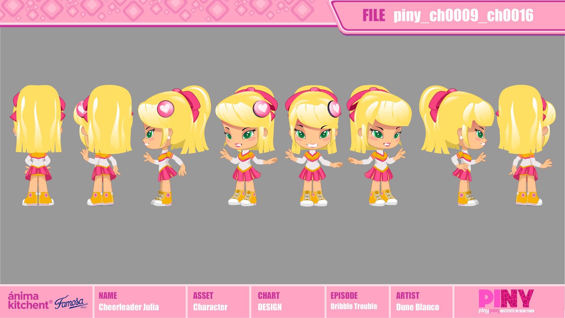 Dune Blanco - PINY Institute Of New York _ CHARACTER DESIGN