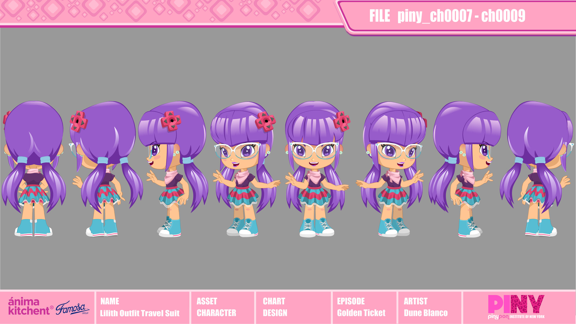 Dune Blanco - PINY Institute Of New York _ CHARACTER DESIGN