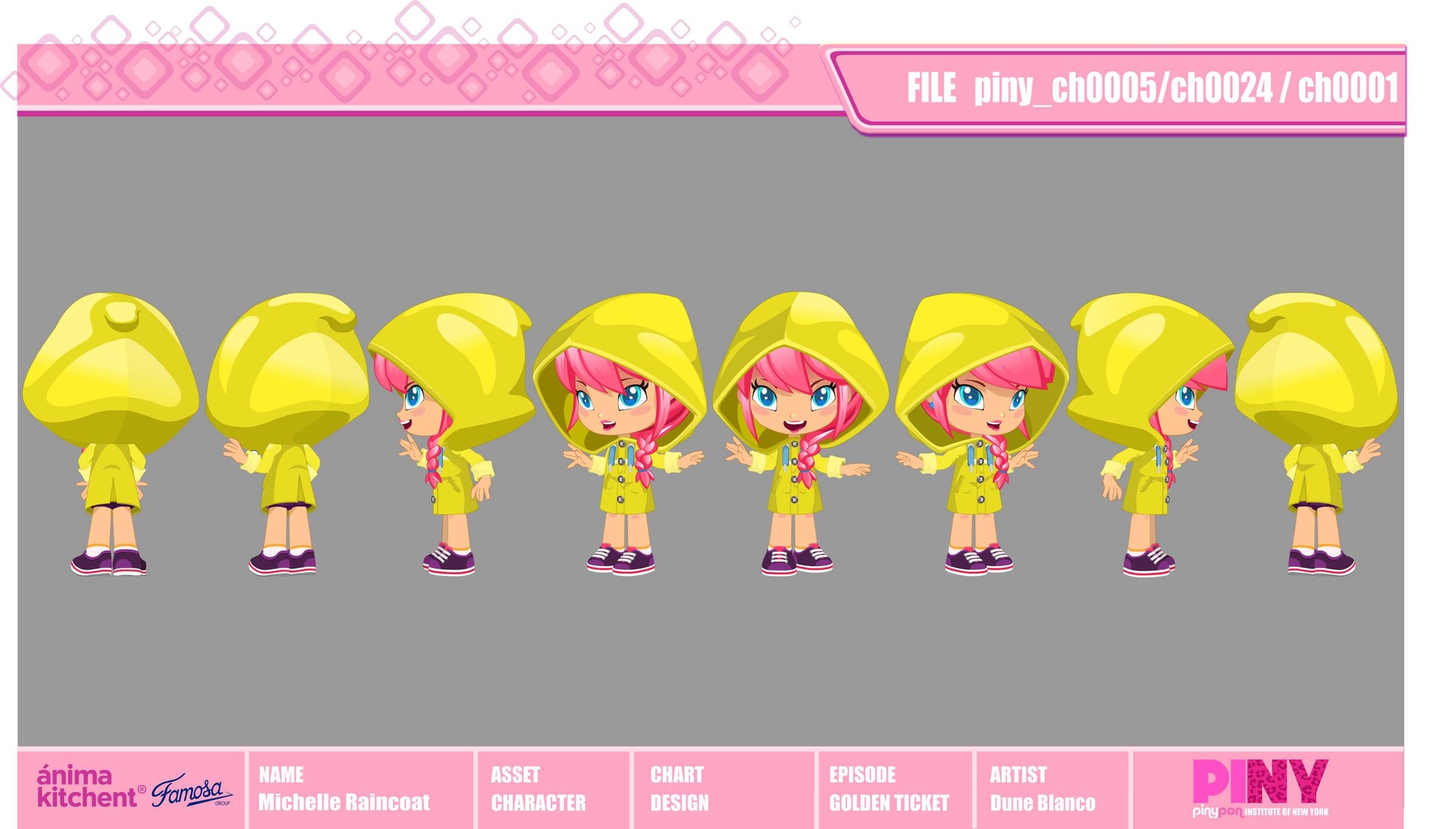 Dune Blanco - PINY Institute Of New York _ CHARACTER DESIGN