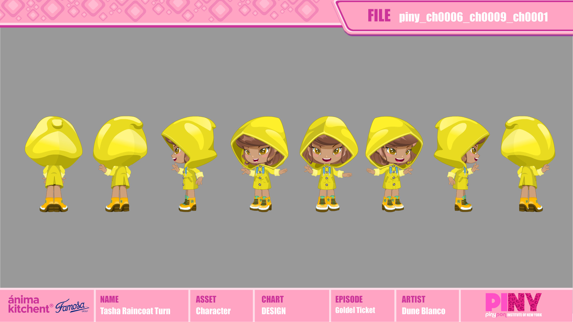 Dune Blanco - PINY Institute Of New York _ CHARACTER DESIGN