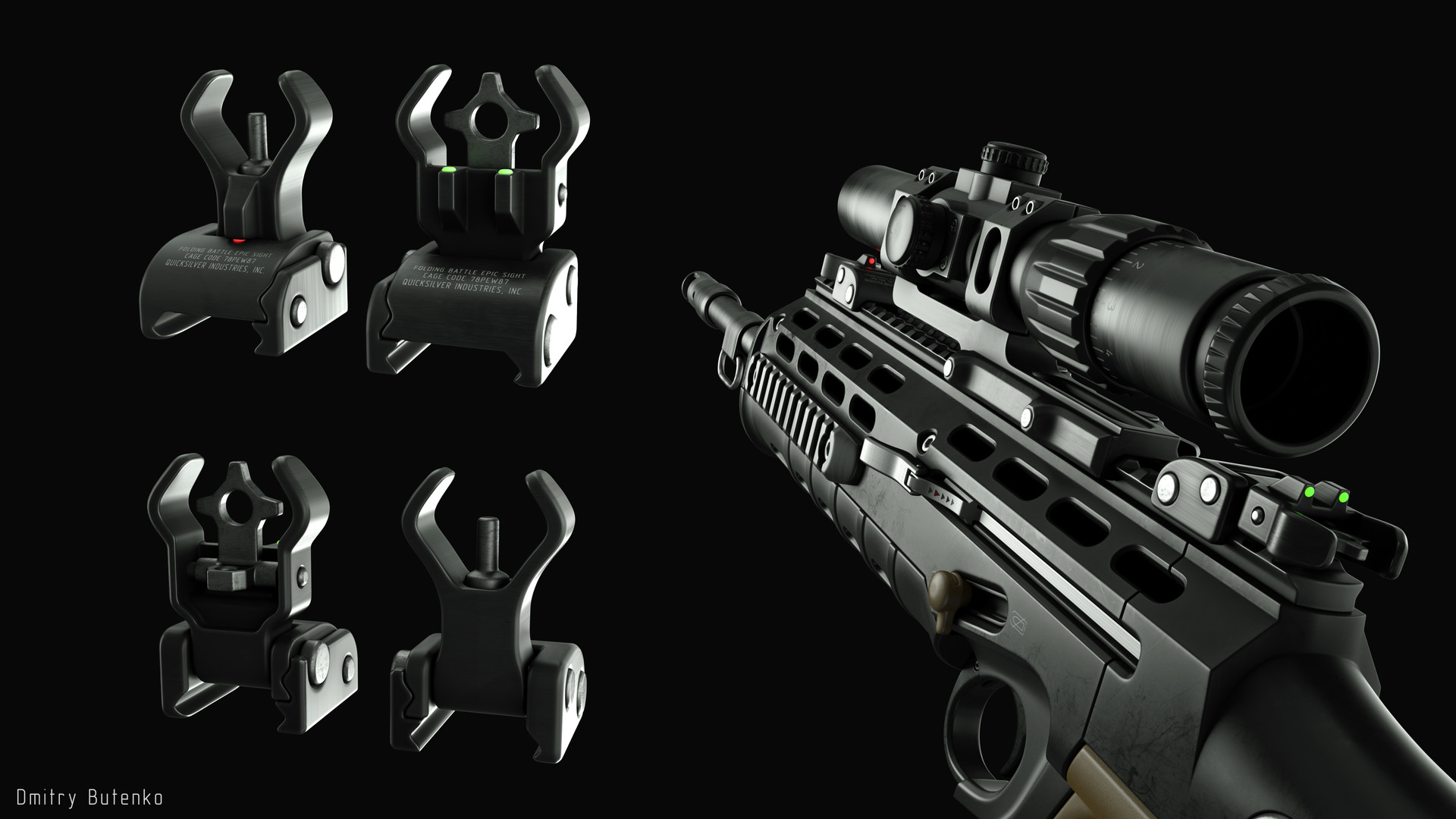 Dmytro Butenko - Bullpup rifle "Wildebeest" DMR