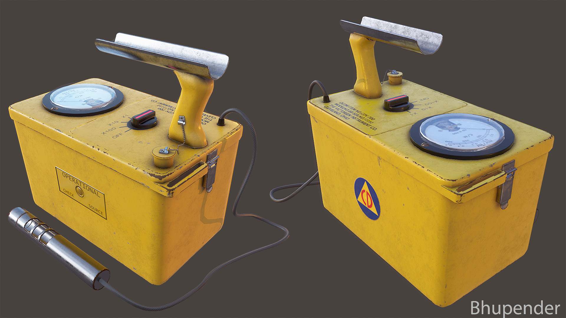 ArtStation - geiger counter