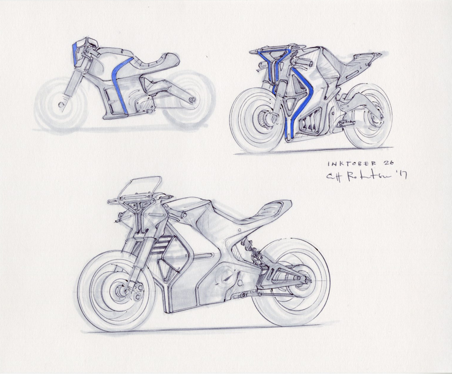 Scott Robertson - 2017 Drawing Sale Preview