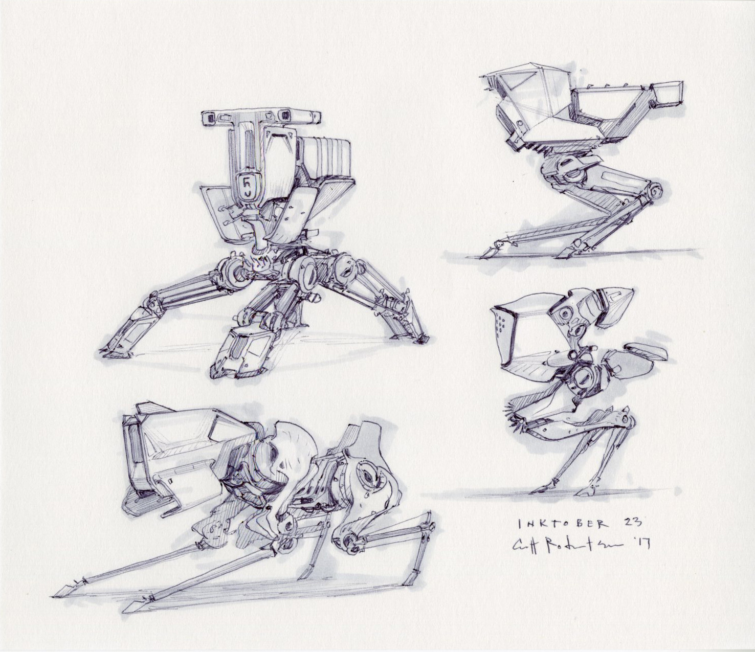 Scott Robertson - 2017 Drawing Sale Preview