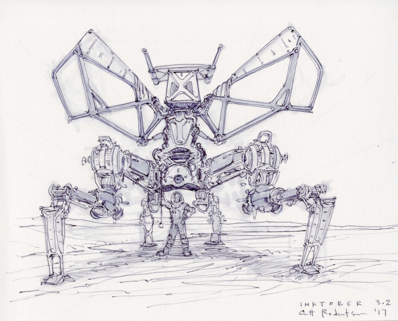 Scott Robertson - 2017 Drawing Sale Preview