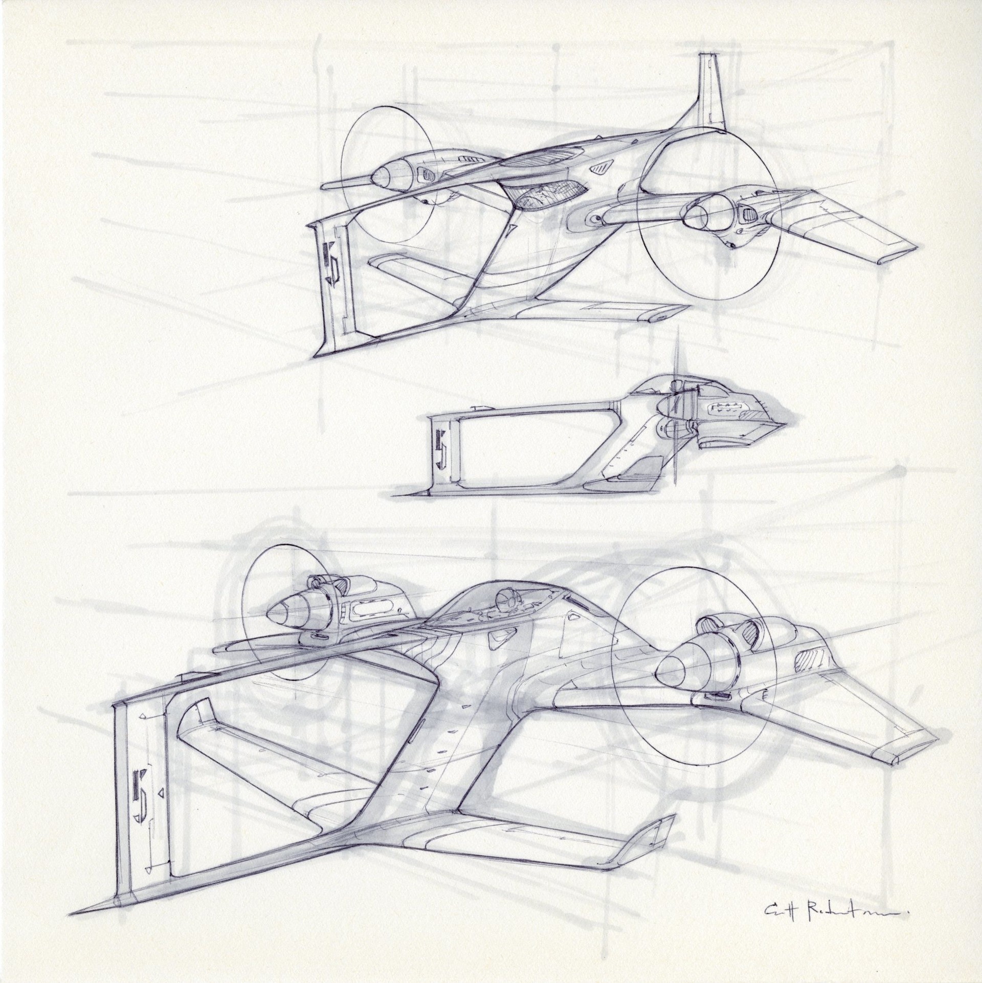 Scott Robertson - 2017 Drawing Sale Preview