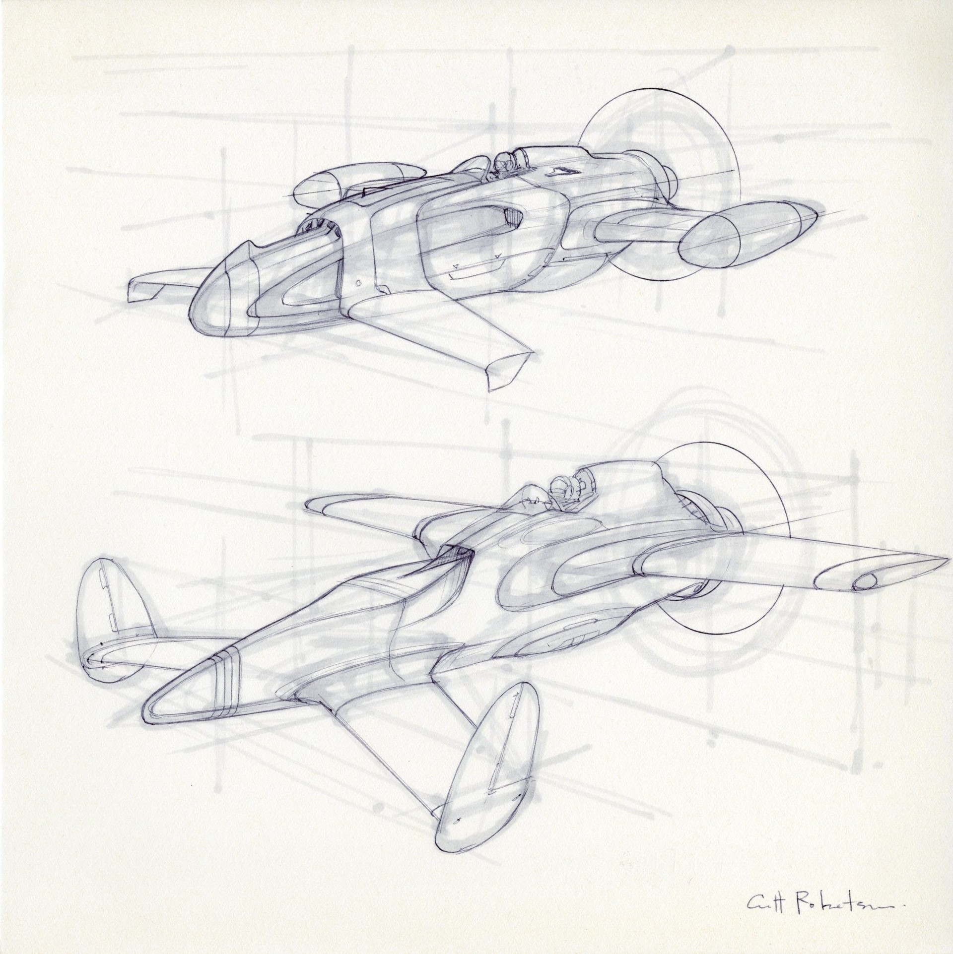 Scott Robertson - 2017 Drawing Sale Preview