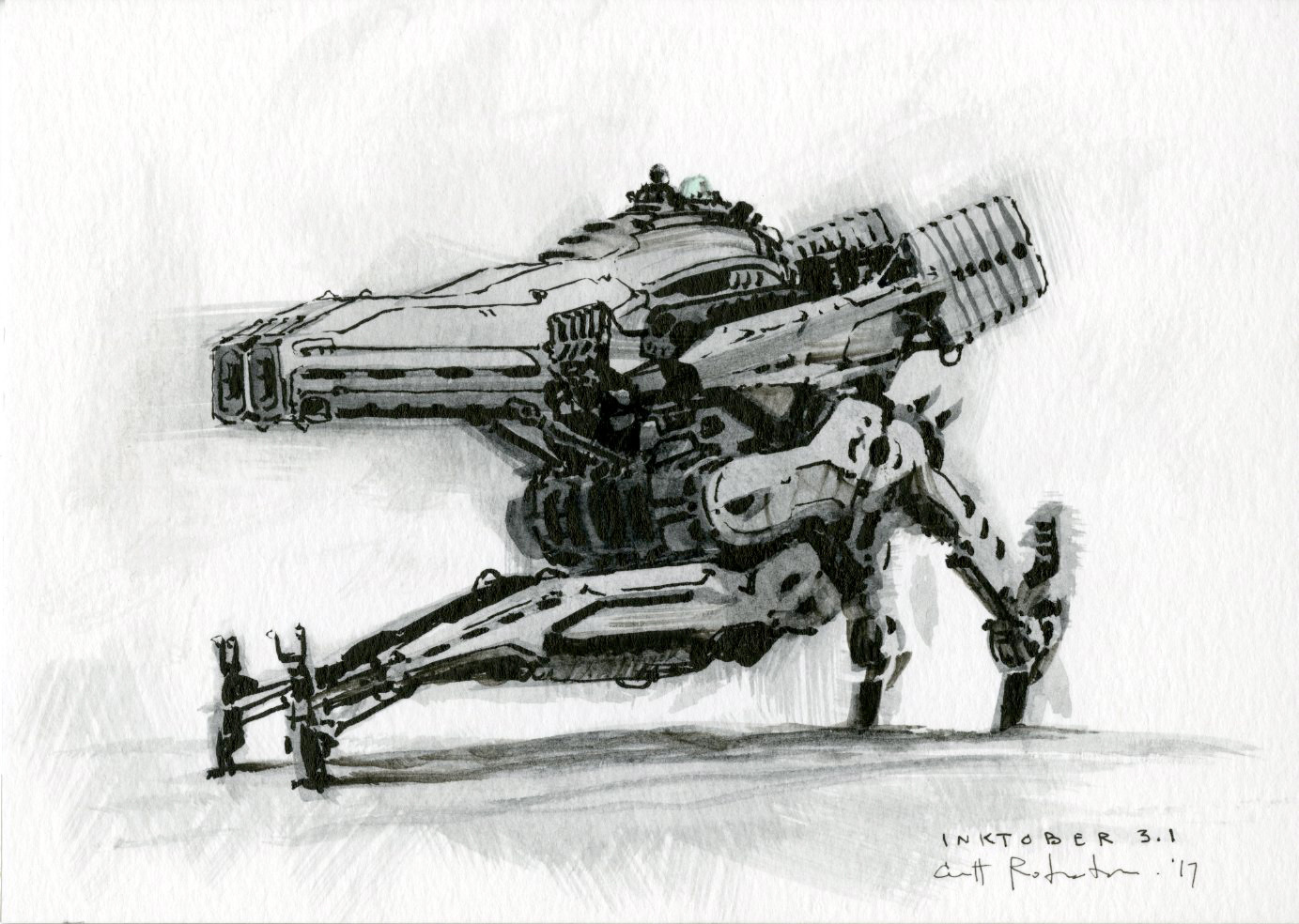 Scott Robertson - 2017 Drawing Sale Preview