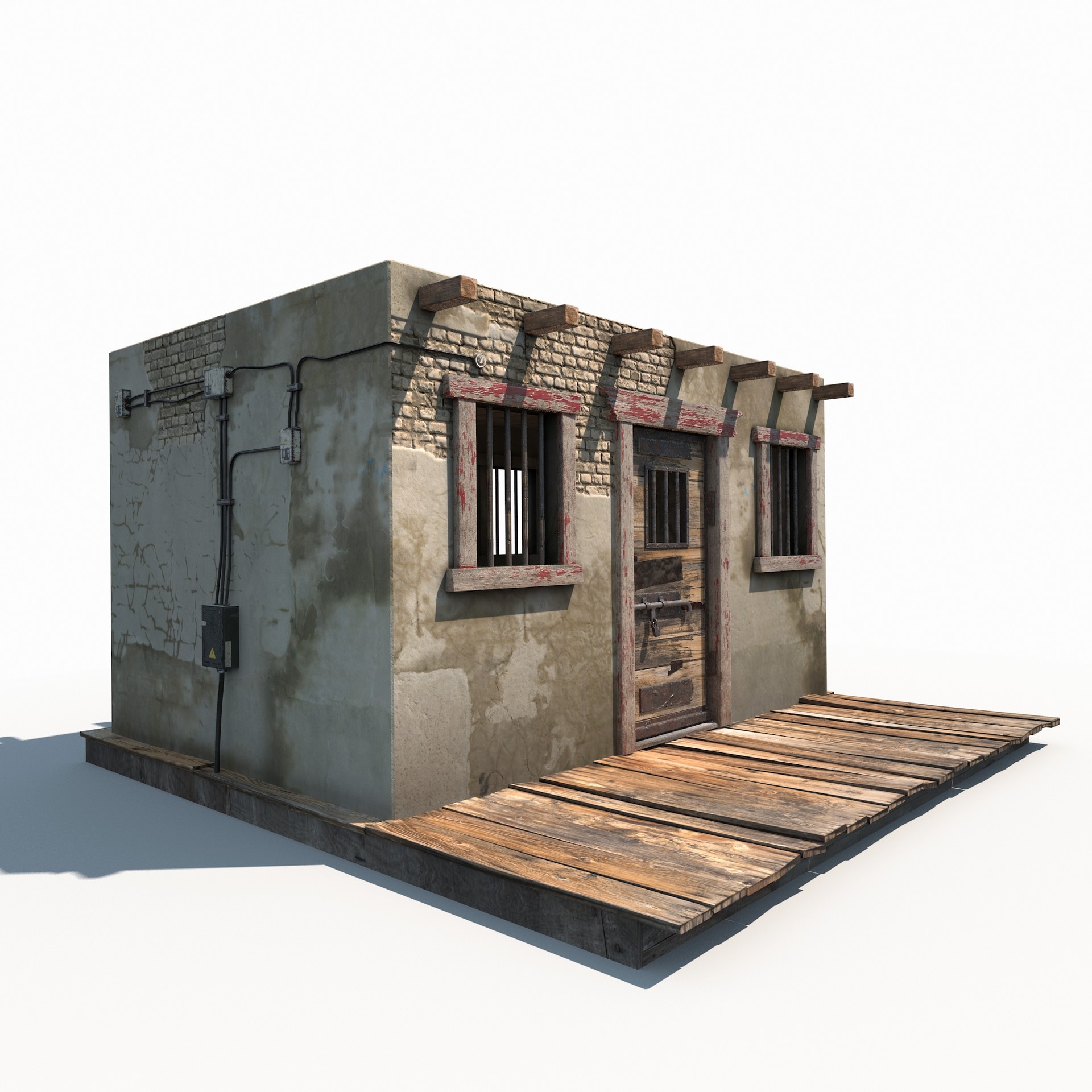 ArtStation - Western Jail Low Poly