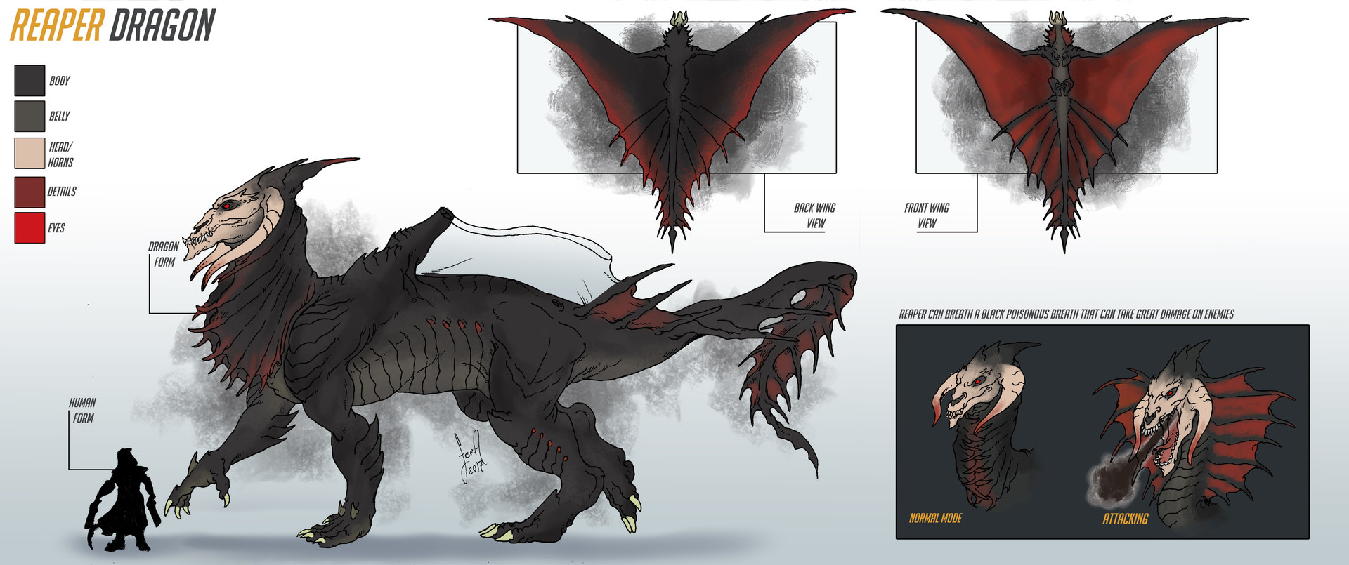 Fernanda Adami - Overwatch Dragons - Reaper and Ana