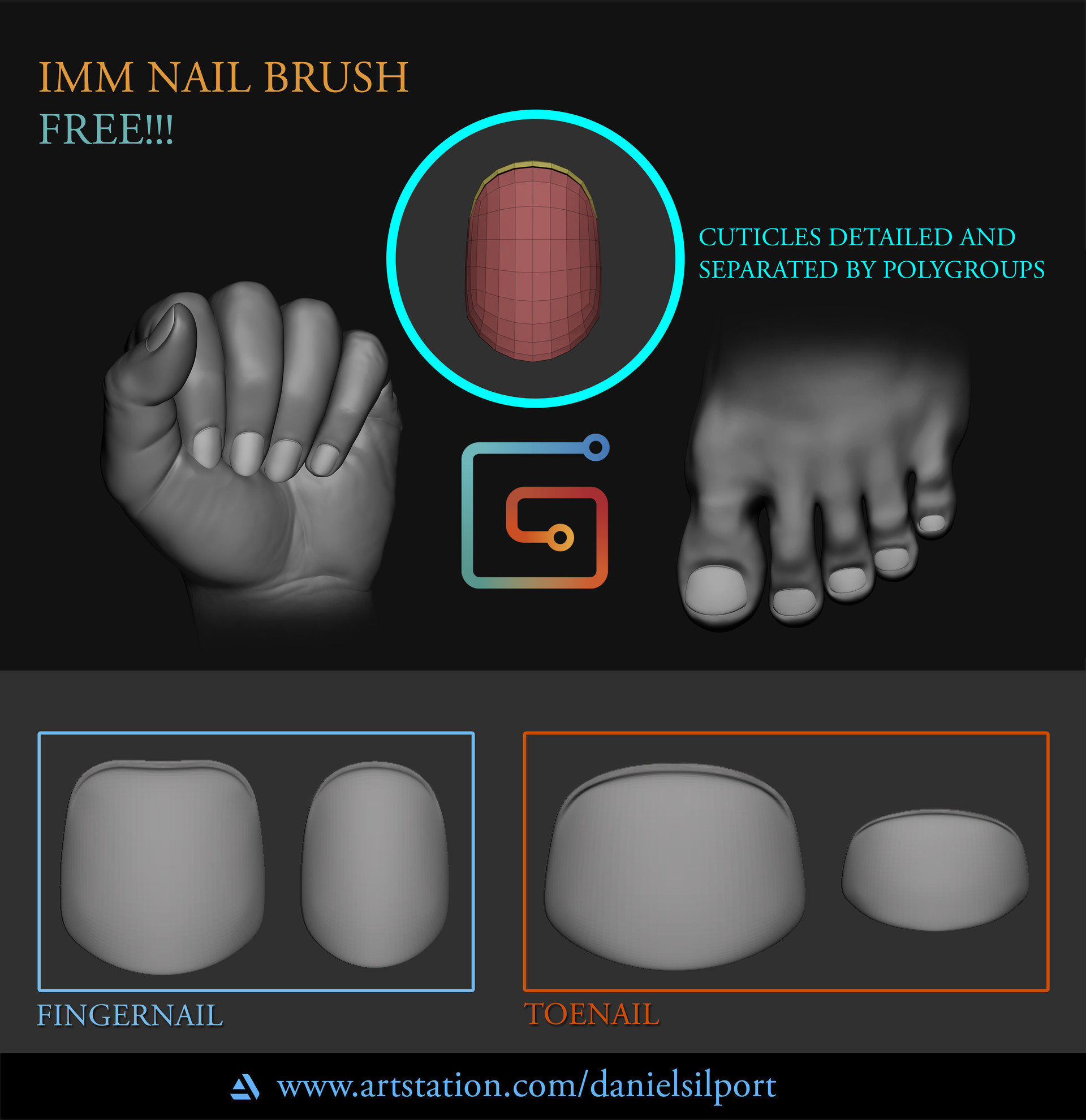 ArtStation - Insert Multi Mesh Brush Free!