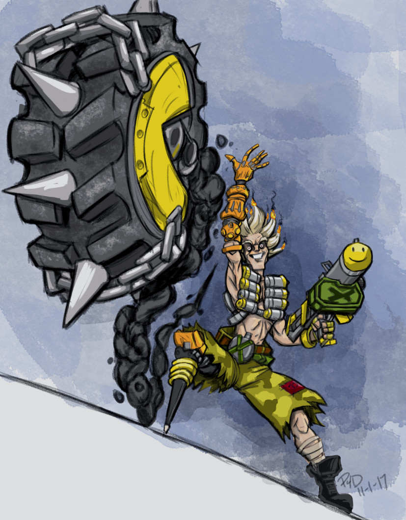 how to draw junkrat