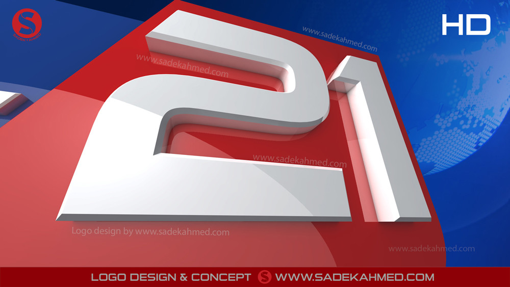 ArtStation - Channel 21 | Logo Design of SADEK AHMED | www.sadekahmed ...