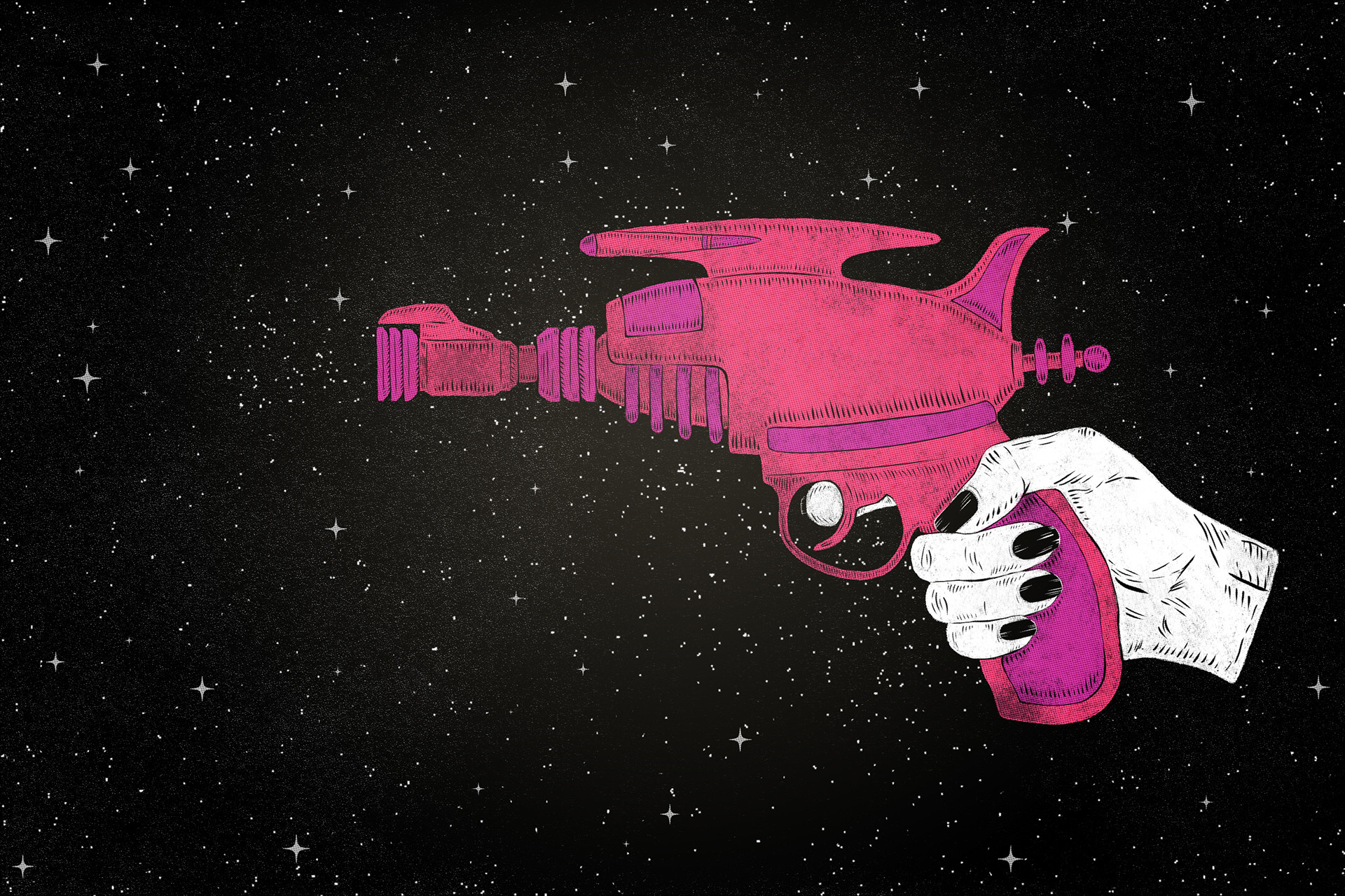 ArtStation - Ray Gun...in Pink