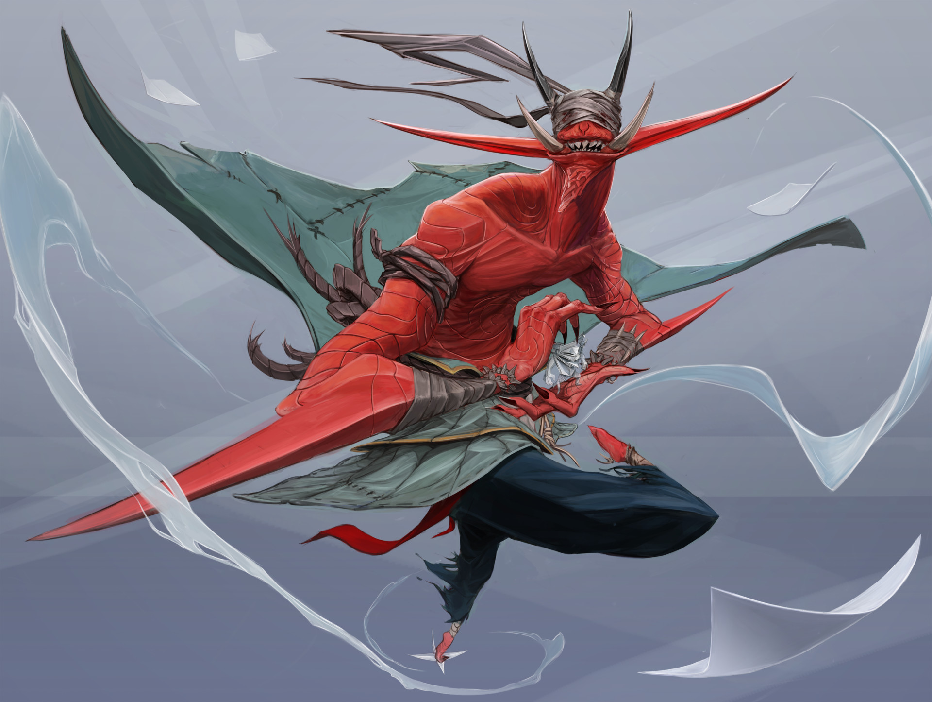 ArtStation - Onigami - Character Design Challenge - Oct 2017