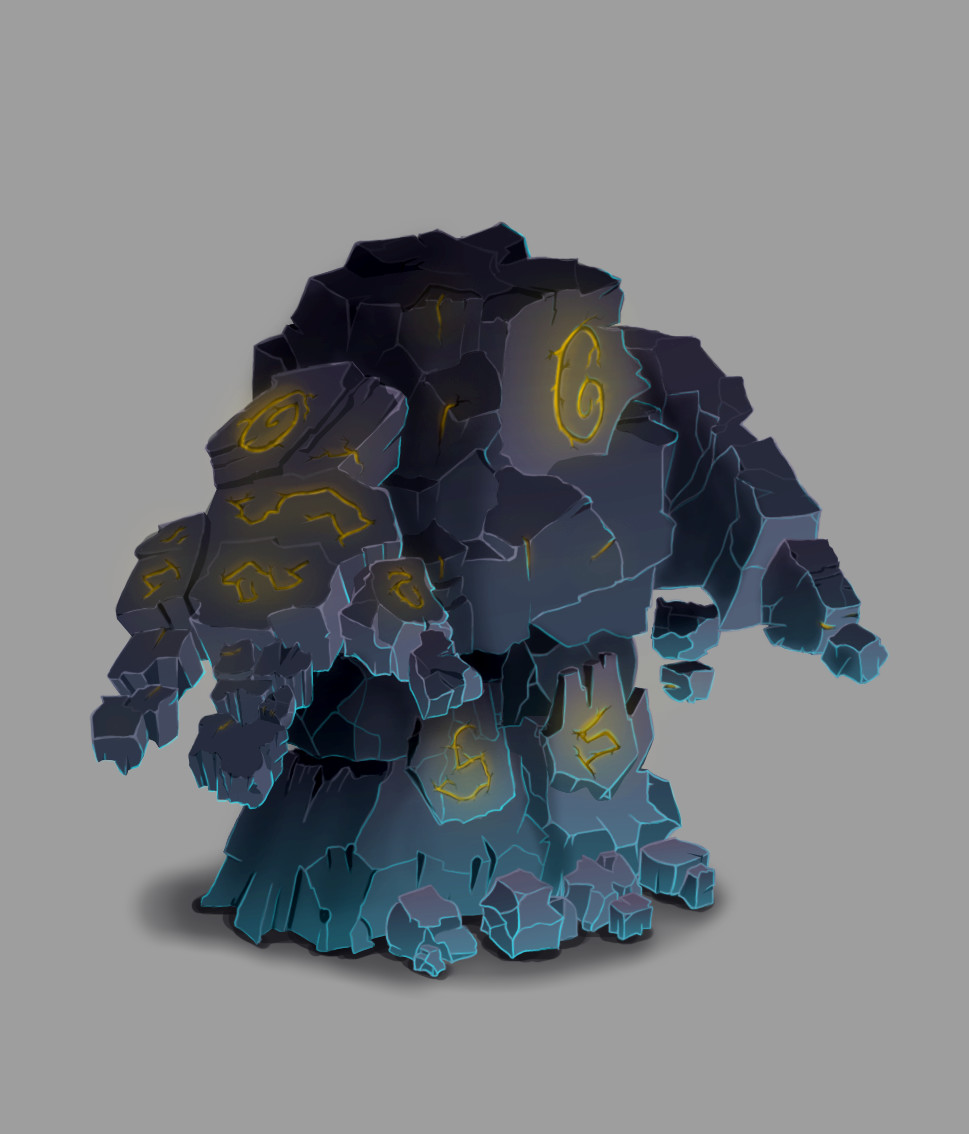 ArtStation - Golem - Rock
